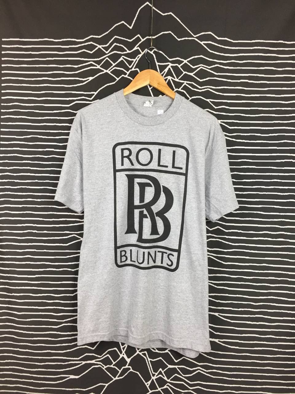 Art × Skategang × Vintage Vtg Roll Blunts Rolls Royce Parody Logo ...