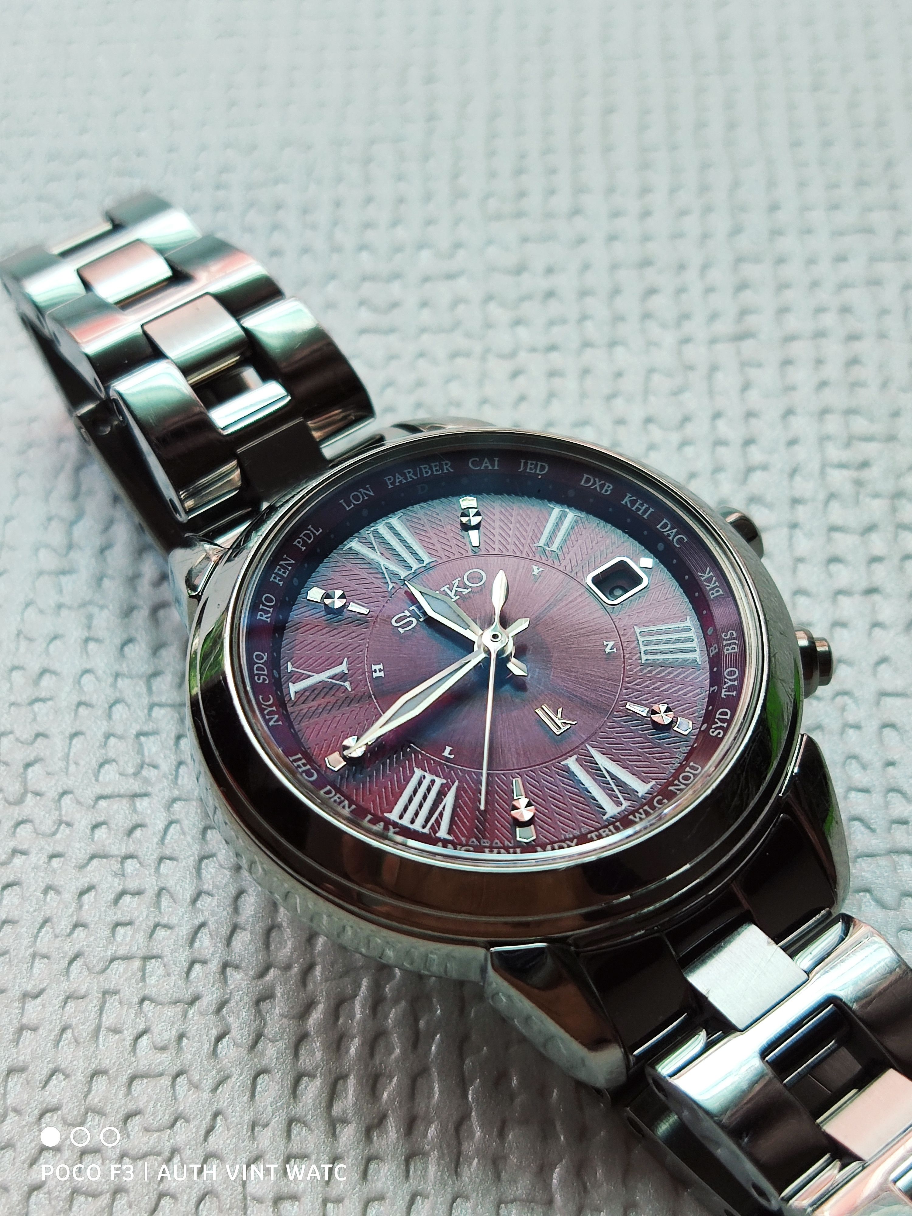 Authentic × Seiko × Vintage Authentic Seiko Lukia LK Radio Wave Control ...