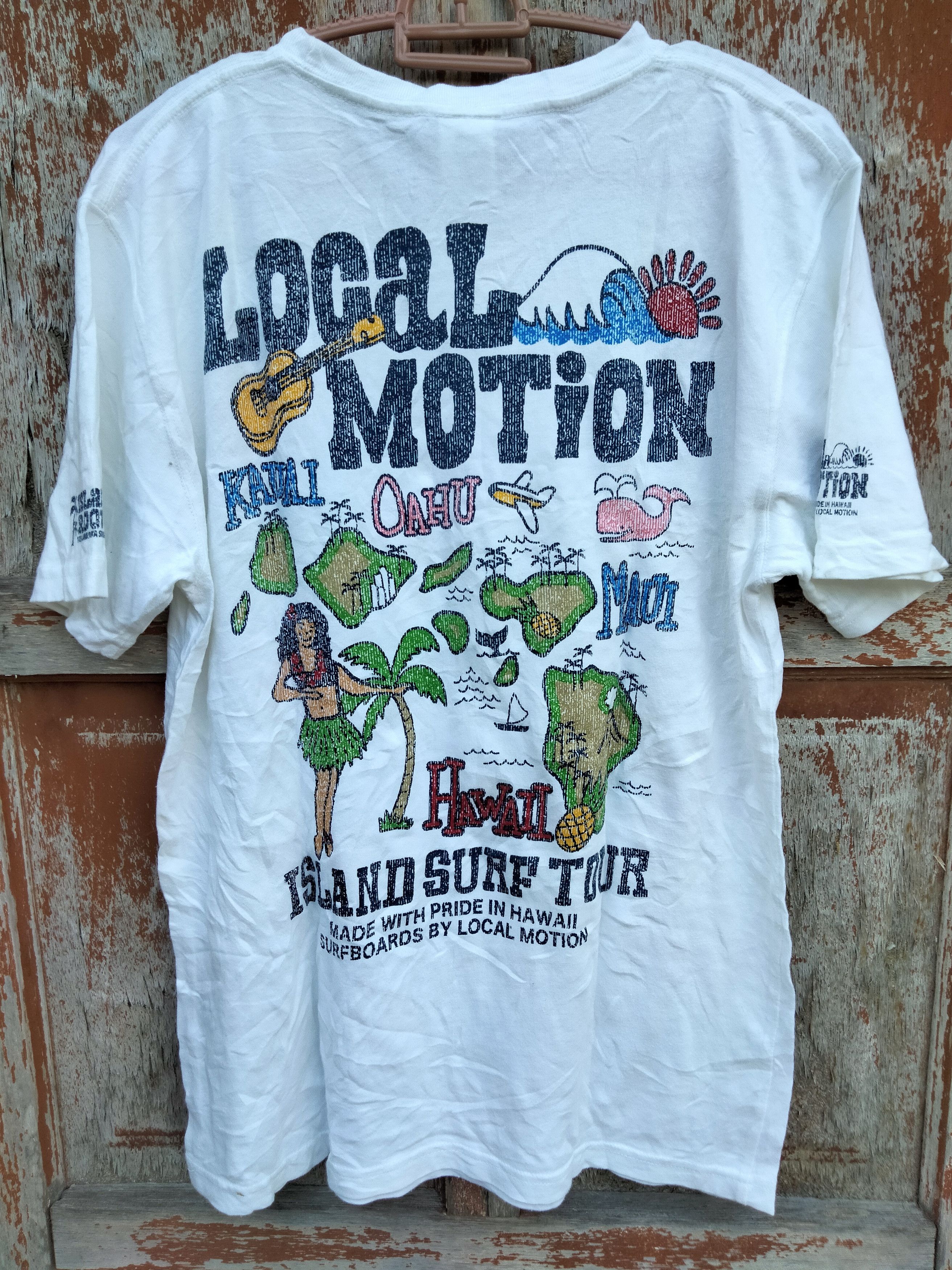 Vintage Local Motion island surf tour t-shirt | Grailed