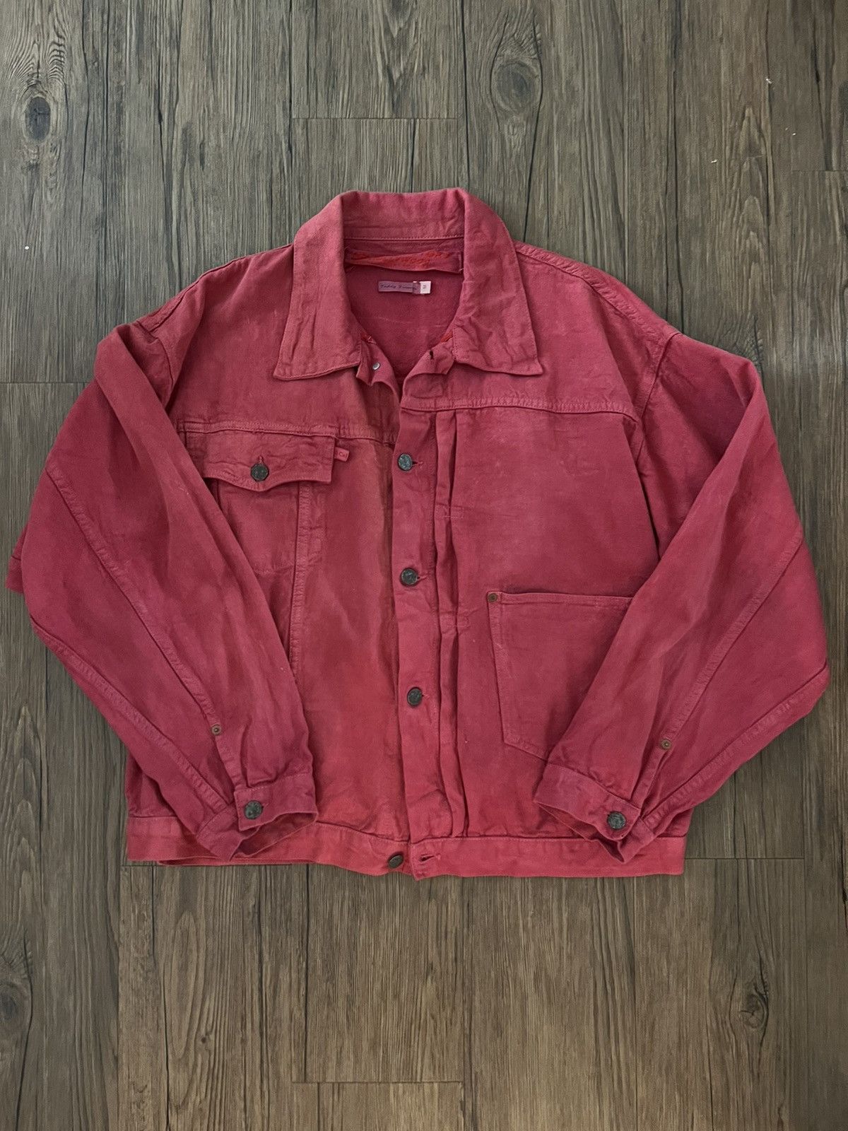 Dr. Collectors Dr. Collectors 2020 Jacket Denim Vintage Fade Red ...