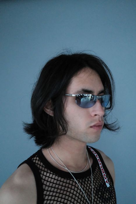 Vintage Valentino 00s Blue Lens Rimless Sunglasses Grailed