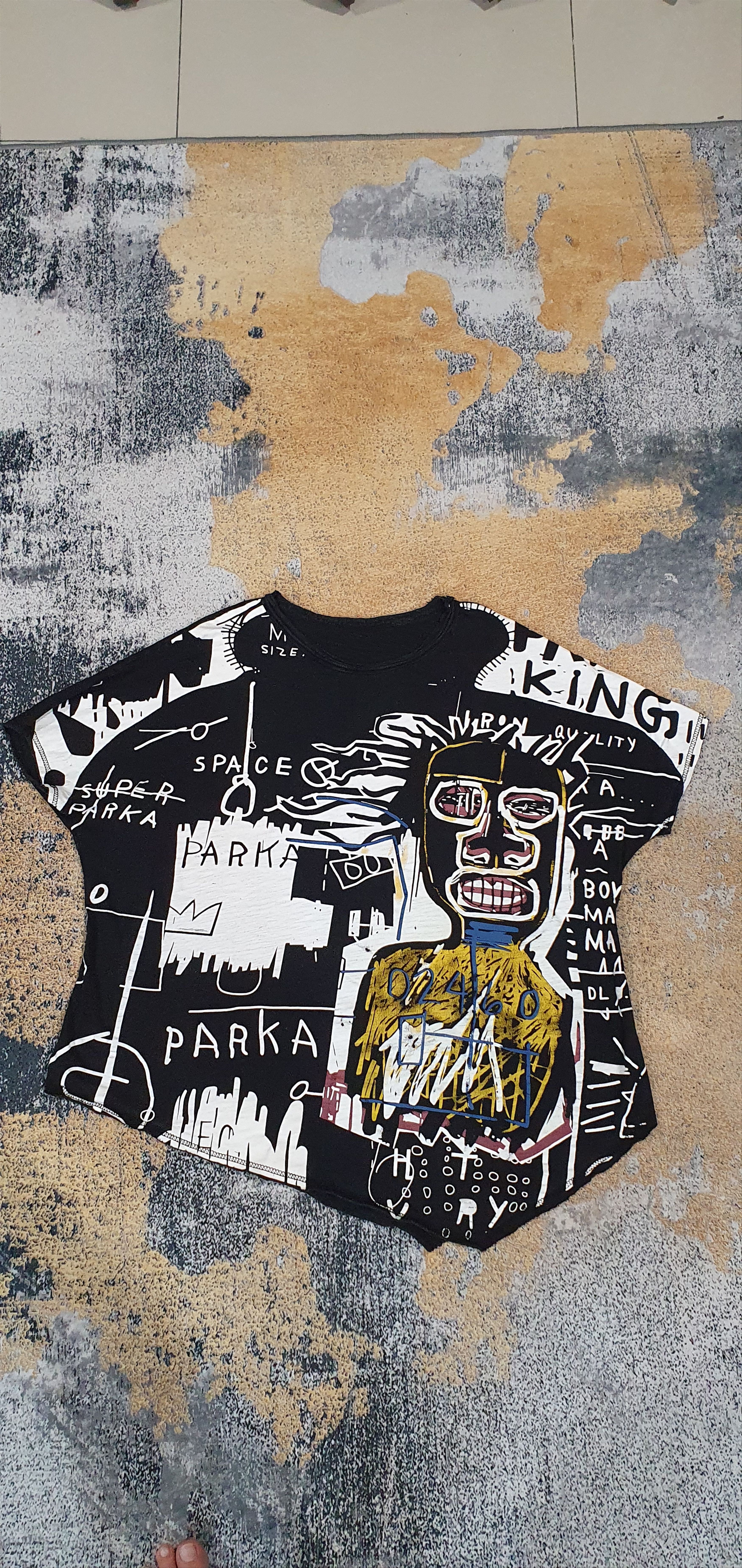 Jean Michel Basquiat JM Basquiat Abstract Masterpiece Top | Grailed