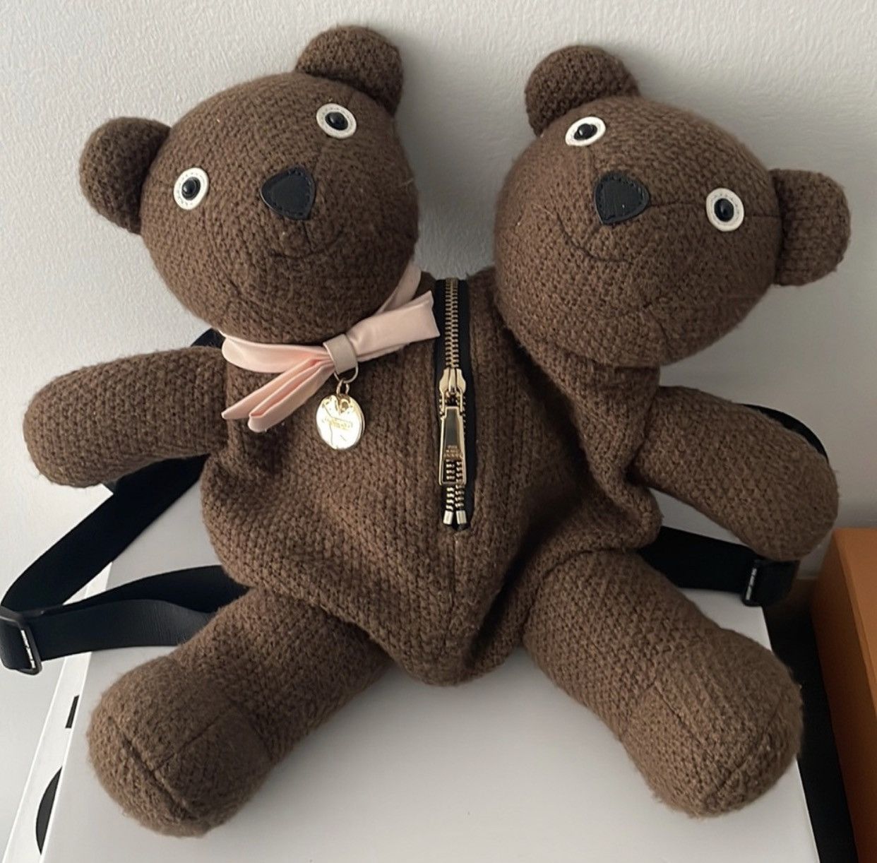 Heaven by Marc Jacobs × Marc Jacobs Double Headed TeddyBear Backpack ...