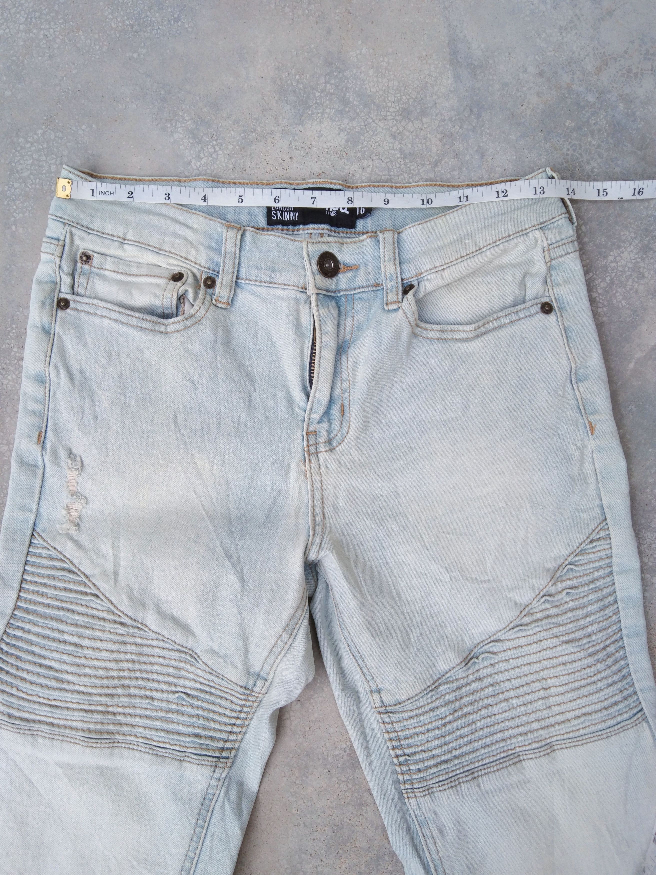 Biker Jeans × Japanese Brand × Jean RSQ Skinny Bikers Style Balmain ...