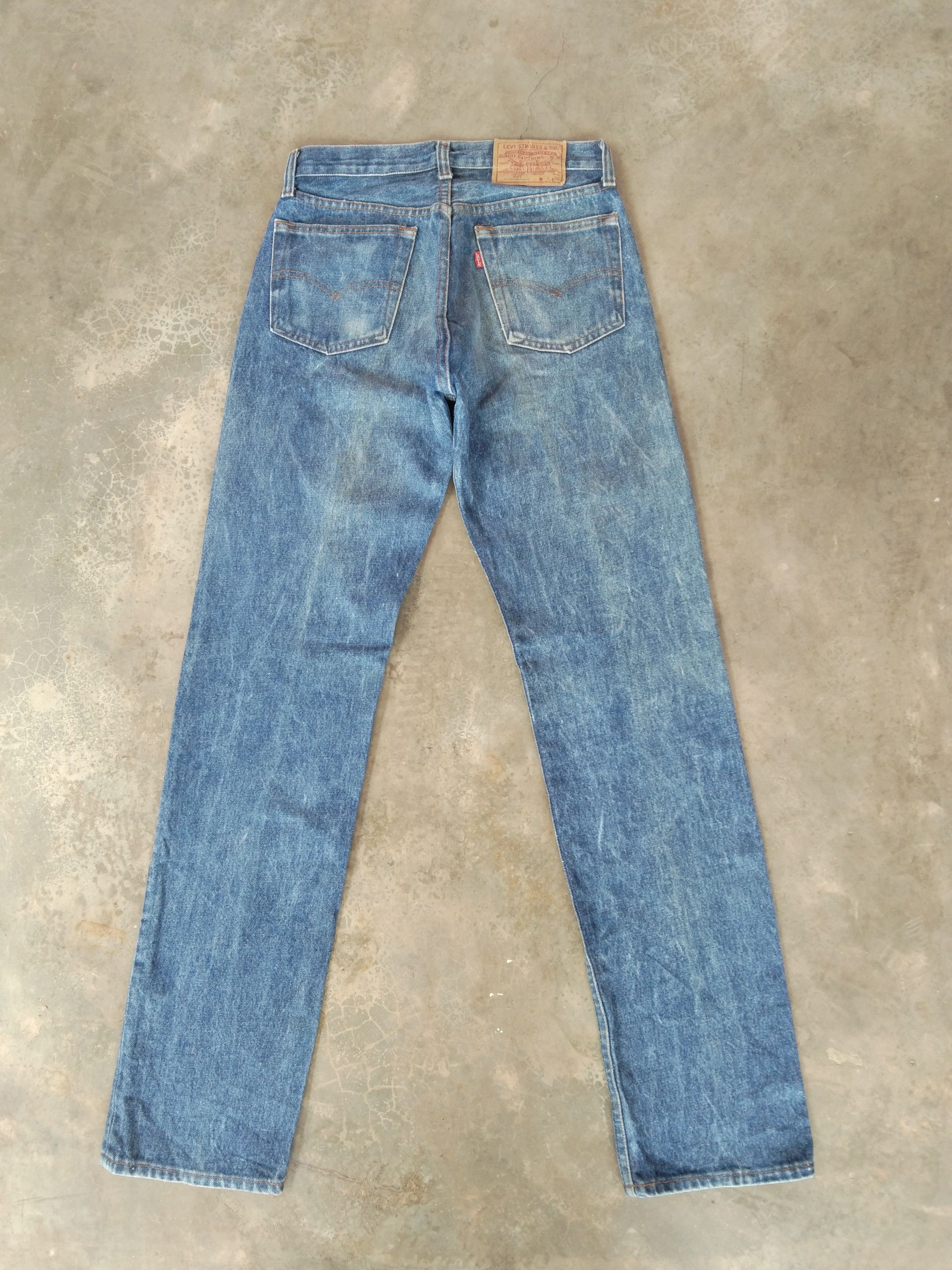 Vintage 80s Vintage Levi's 501 Made In USA Distressed Jeans 28x33 | Grailed