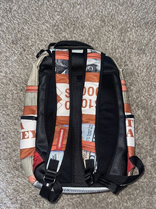 Sprayground Sprayground Jacquees LIMITED EDITION Orange Money Backpack ...