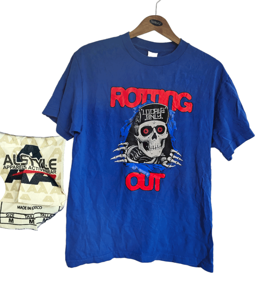 Band Tees × Rock T Shirt × Vintage Y2K ROTTING OUT SKULL T-SHIRT | Grailed