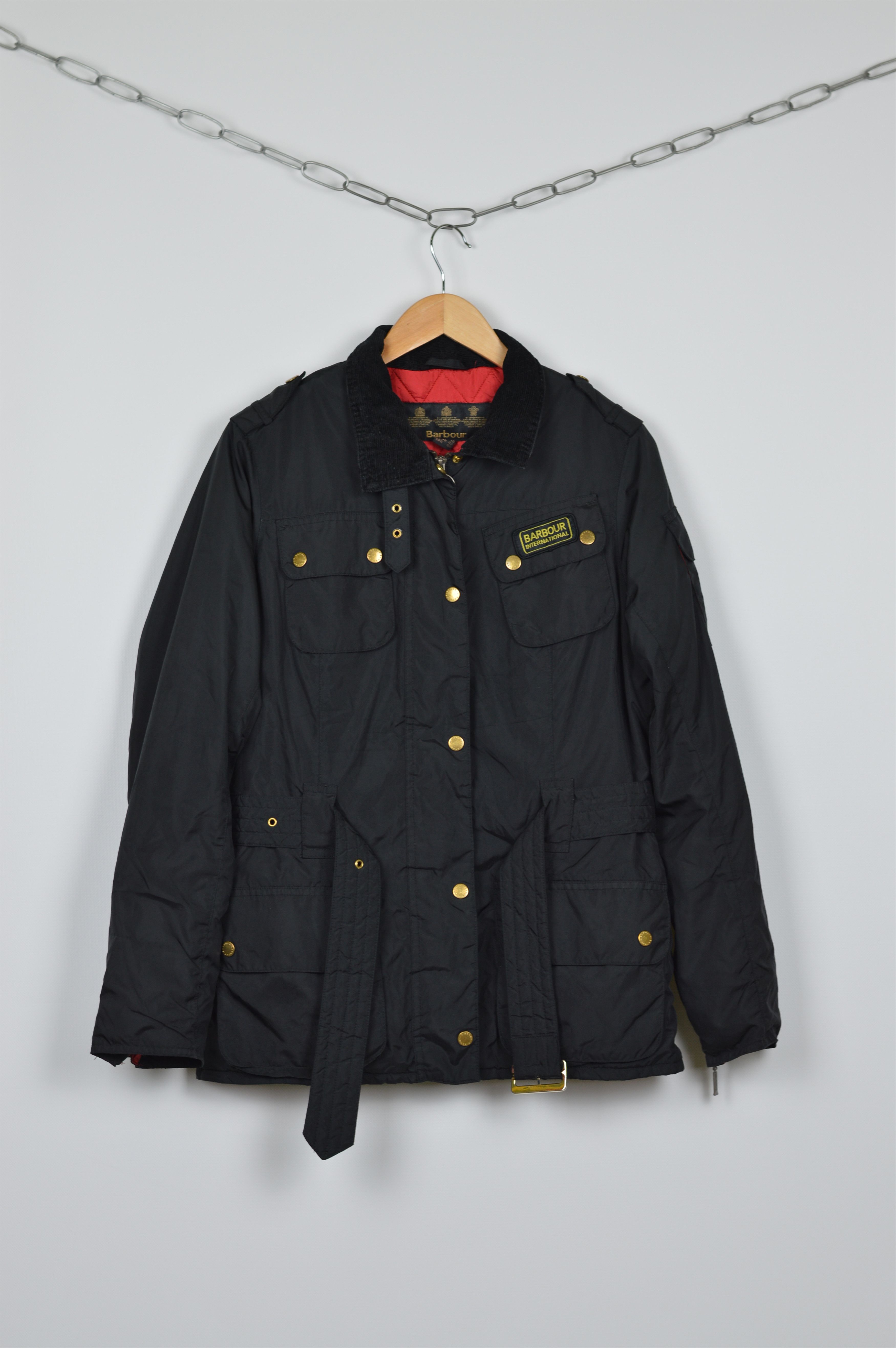 Barbour Barbour International Gold belted Jacket | Grailed