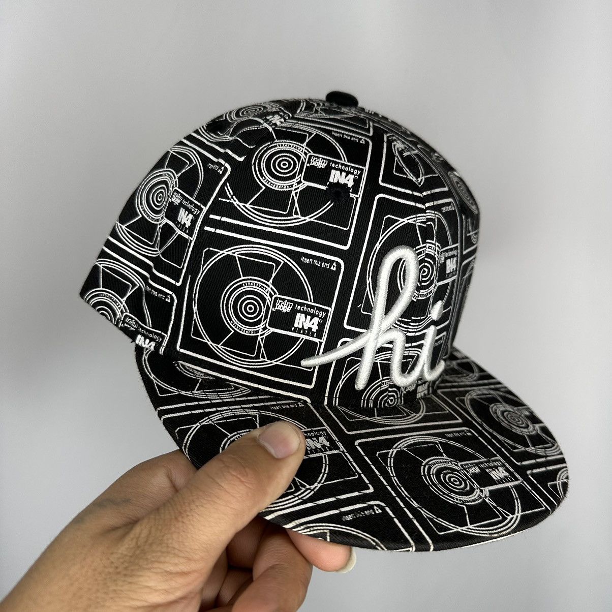 In4mation Used in4mation Aloha HI AOP All Over Print Black Snapback ...