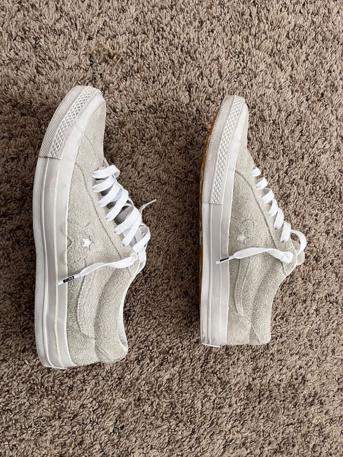 Converse Tyler the Creator Golf Le Fleur Vanilla Converse One Star | Grailed