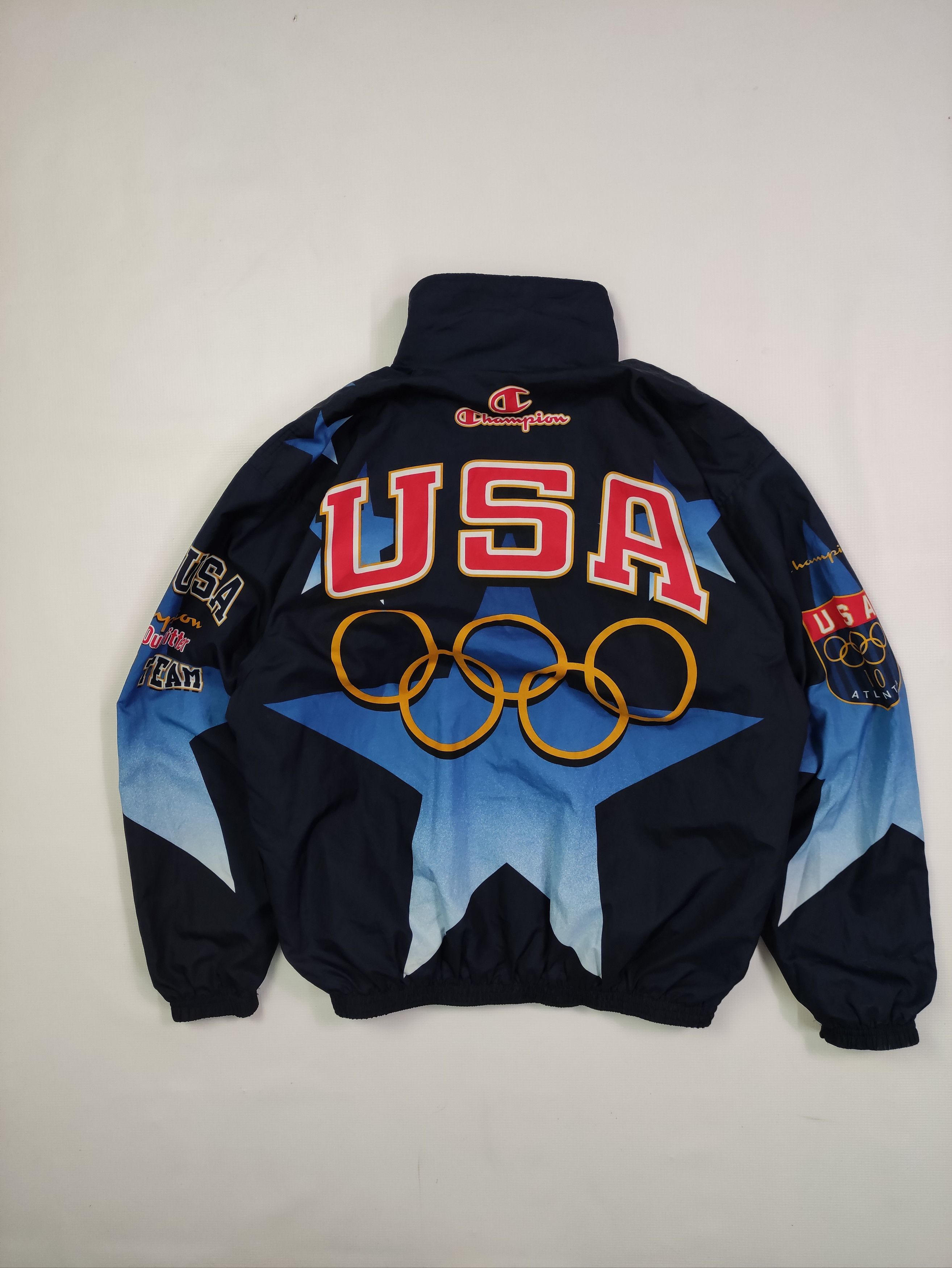 Vintage Vintage Champion 1996 Atlanta olympic track top jacket 90s ...