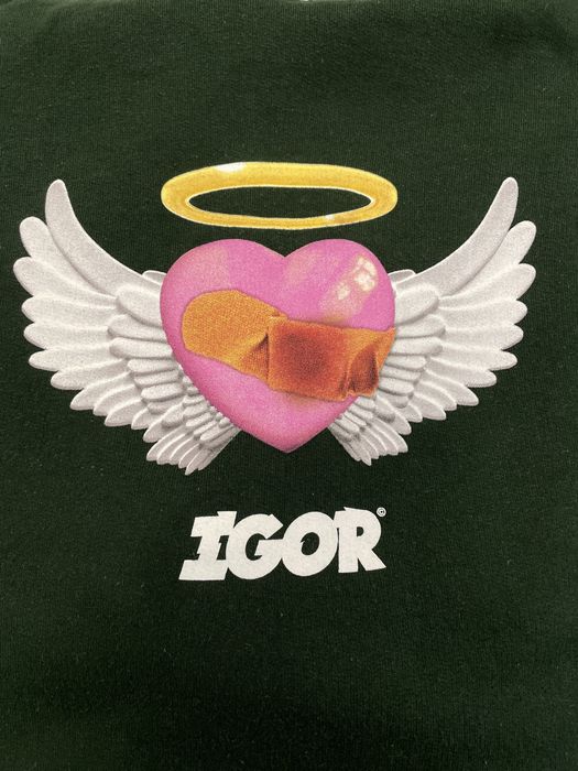 Golf Wang Green Golf Wang Igor Heart Hoodie | Grailed
