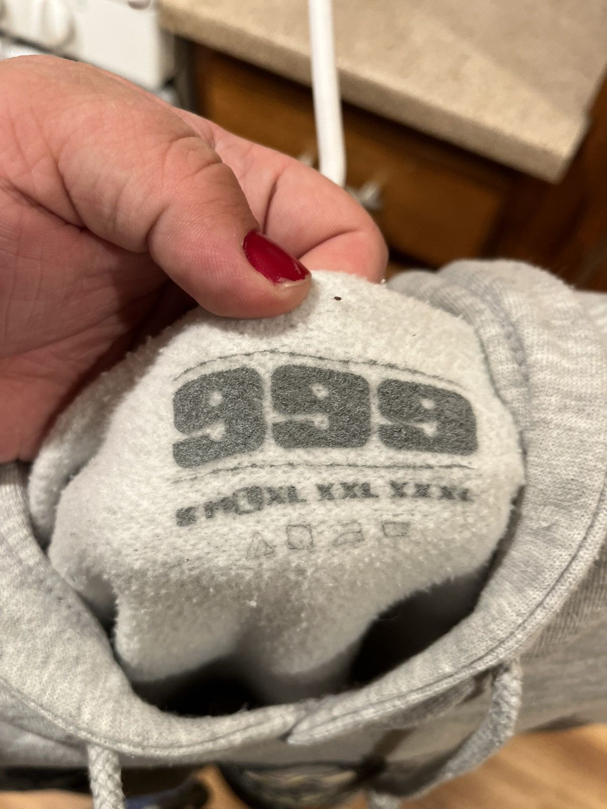 999 Club Juice wrld hoodie grey | Grailed