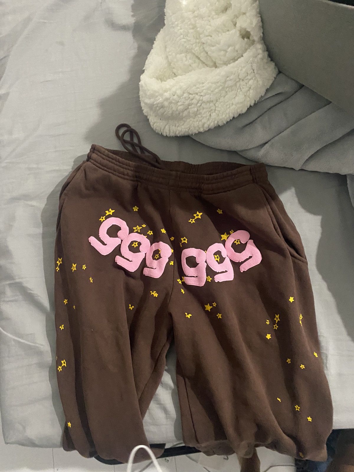 Spider Worldwide Spider Worldwide Sp5der Websuit Sweatpants Brown | Grailed