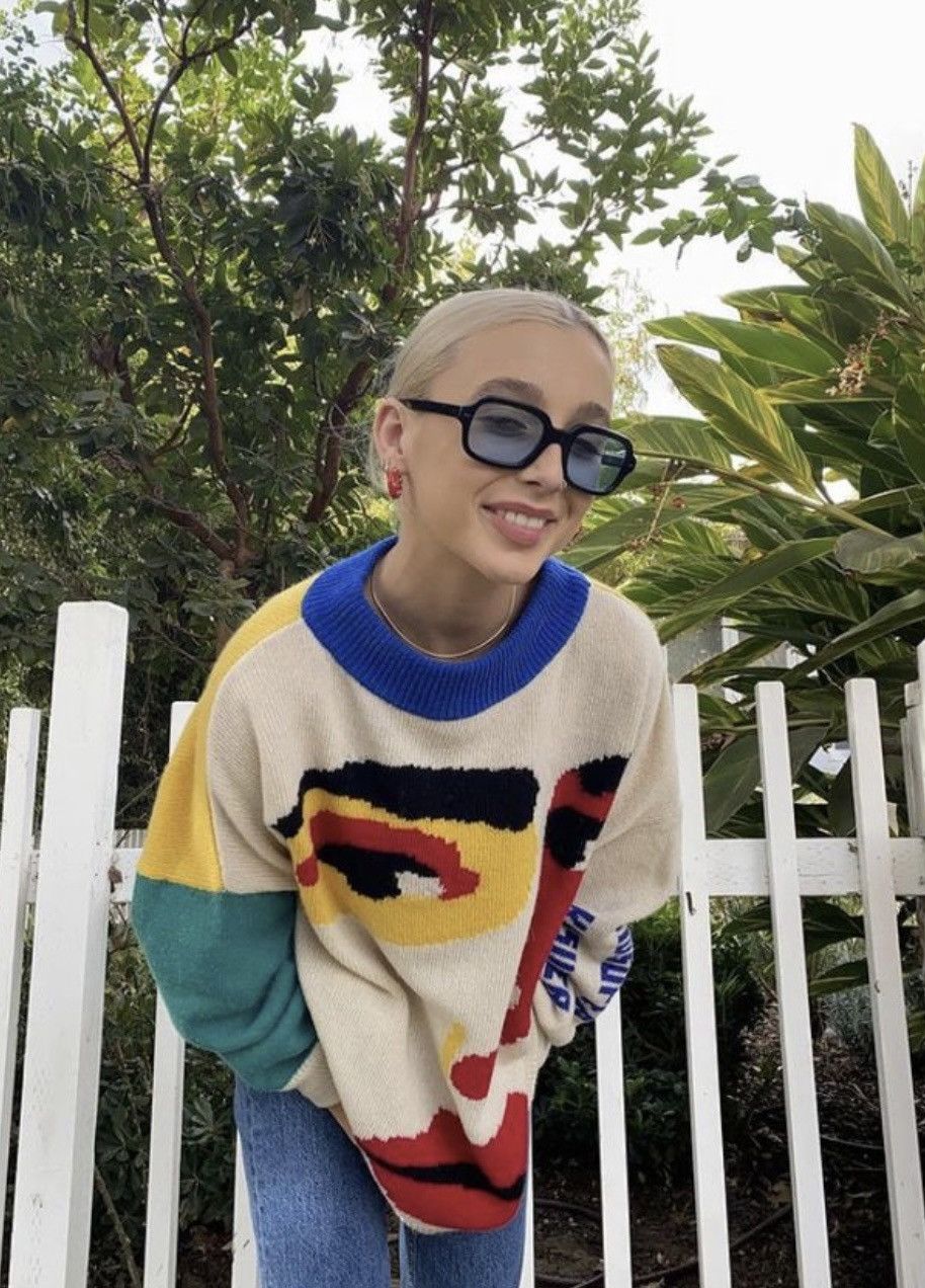 Kidsuper Studios KidSuper Faces Sweater SS20’ | Grailed