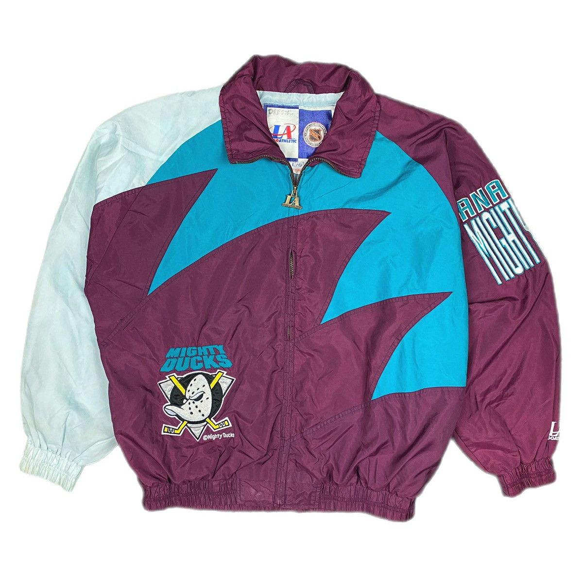 Vintage Vintage mighty ducks shark tooth jacket | Grailed