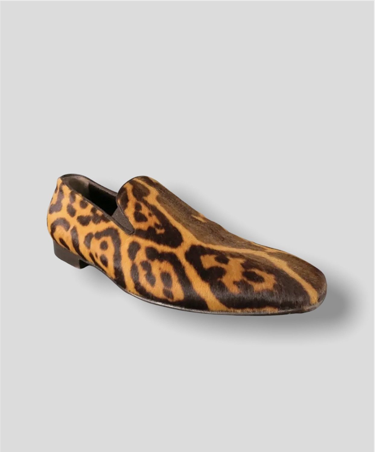 Vintage YSL AW03 Tom Ford Leopard Pony Hair Loafers | Grailed