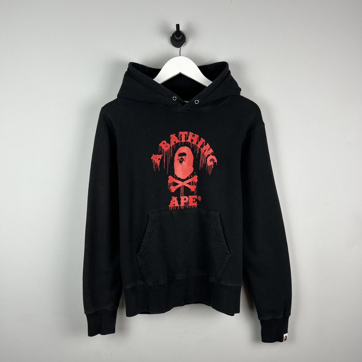 Bape Authentic Bape Drip Logo Hoodie | Grailed