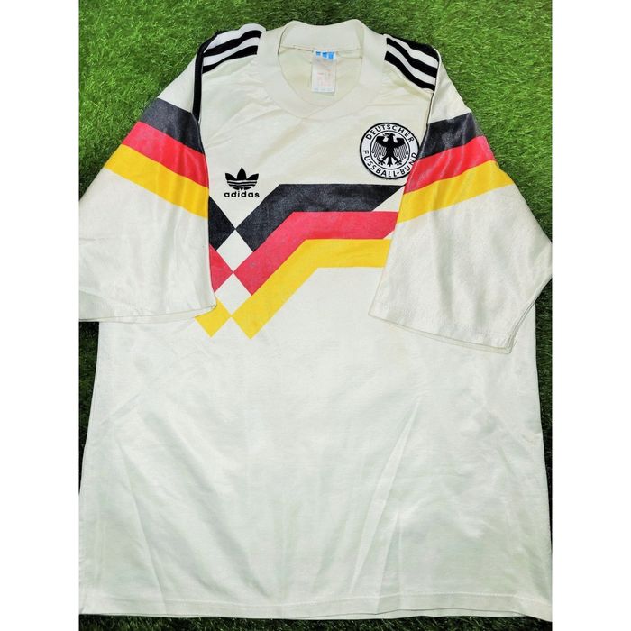 Adidas Germany Adidas 1988 1989 1990 WORLD CUP Home Soccer Jersey M ...