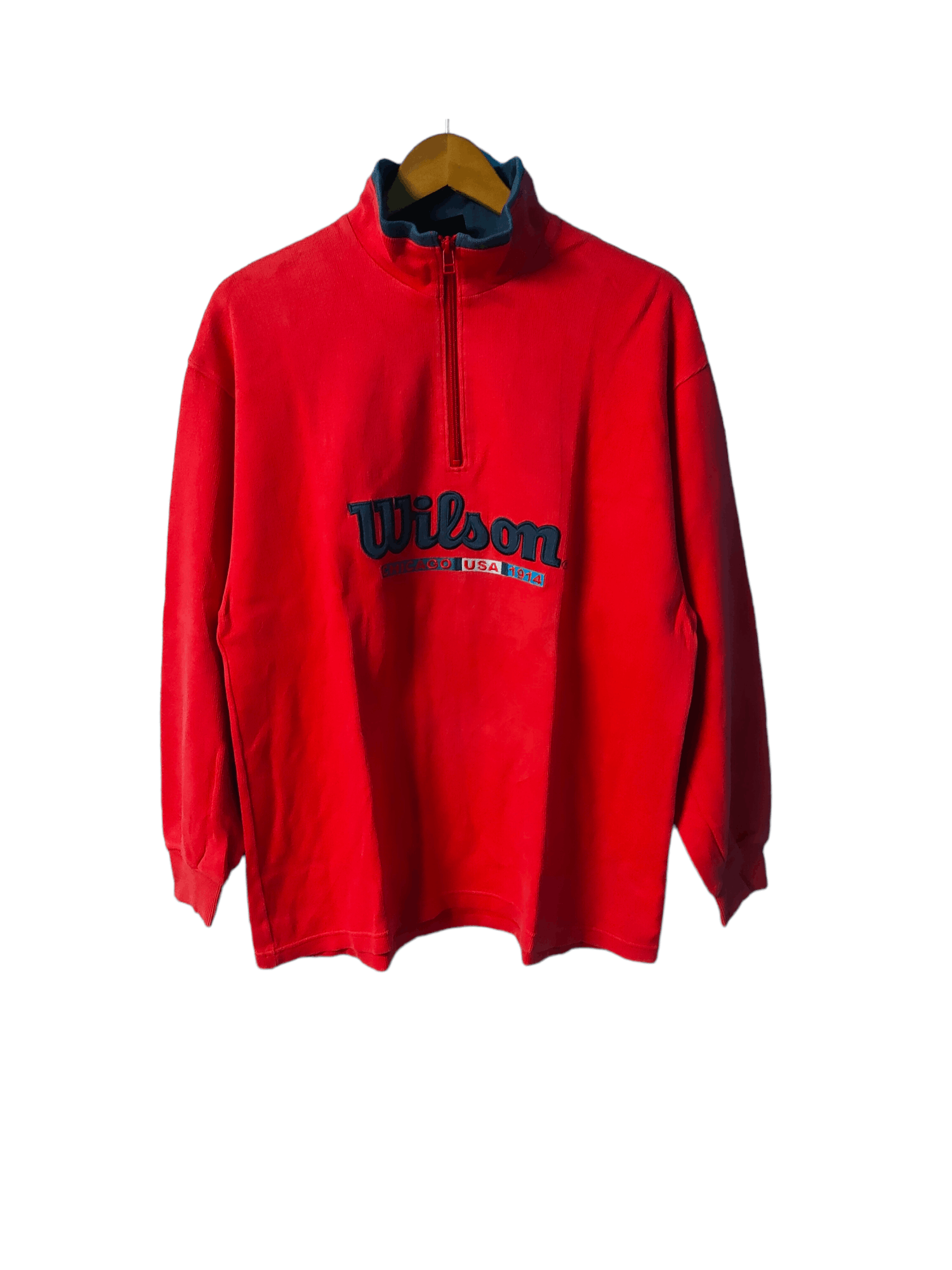 Streetwear WILSON sweatshirt big logo embroidery | Grailed