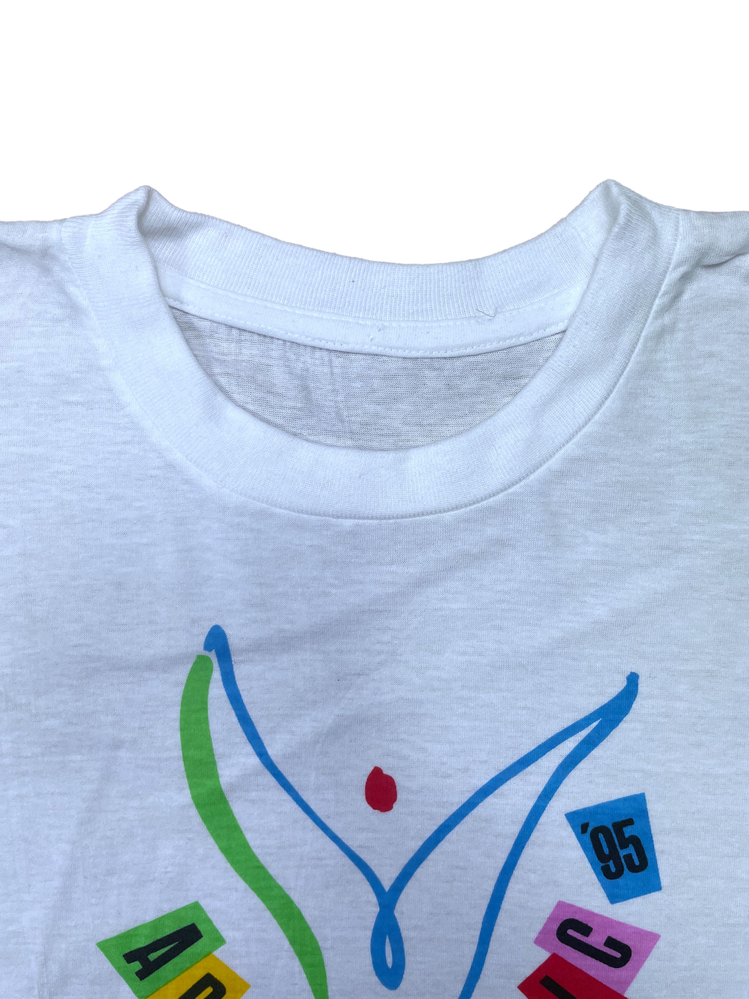 Apple × Vintage Vintage 90 Apple Magic 95 Logo Script Tee Shirt | Grailed