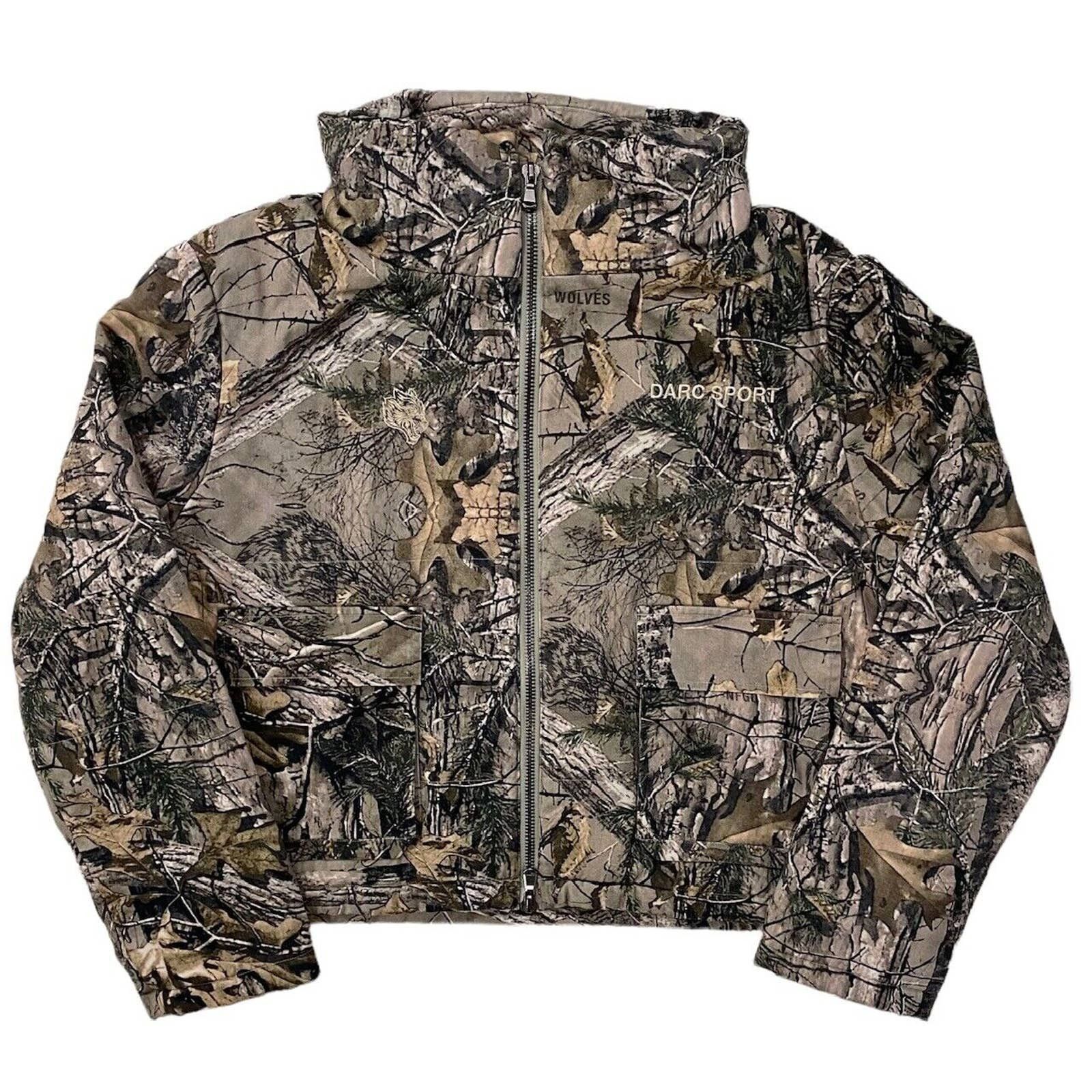 Civil Regime Darc Sport Cropped Embroidered Logo Camouflage Puffer ...