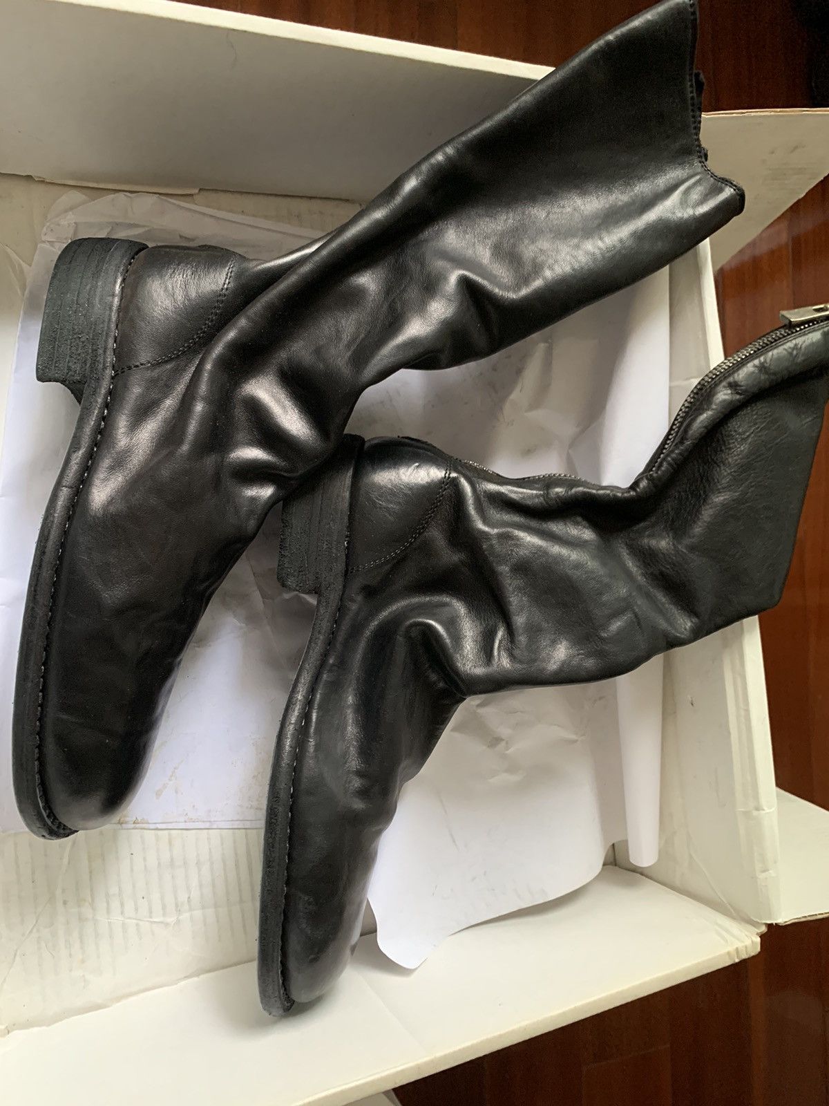 Guidi GUIDI 989 black horse leather mid calf boots | Grailed Guidi GUIDI 989 black horse leather mid calf boots | Grailed