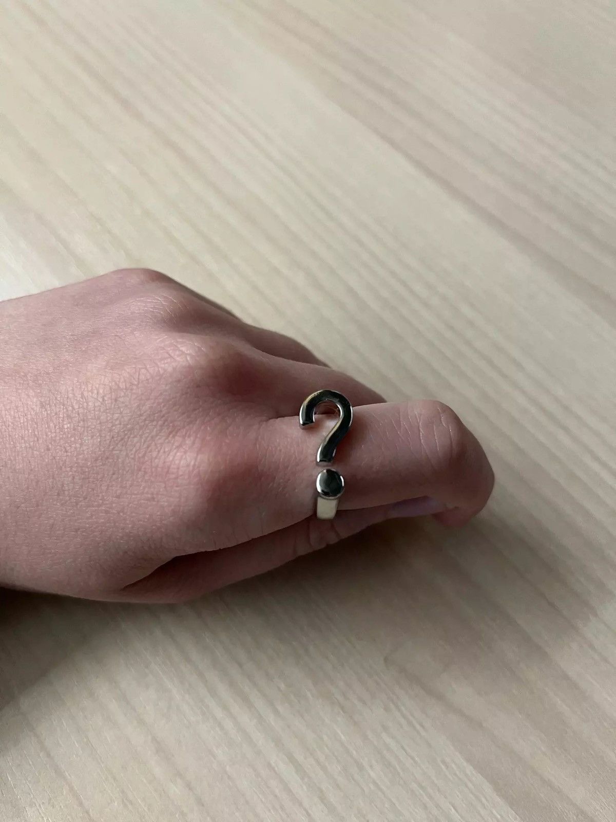 Streetwear Question Mark Adjustable Rings | Grailed