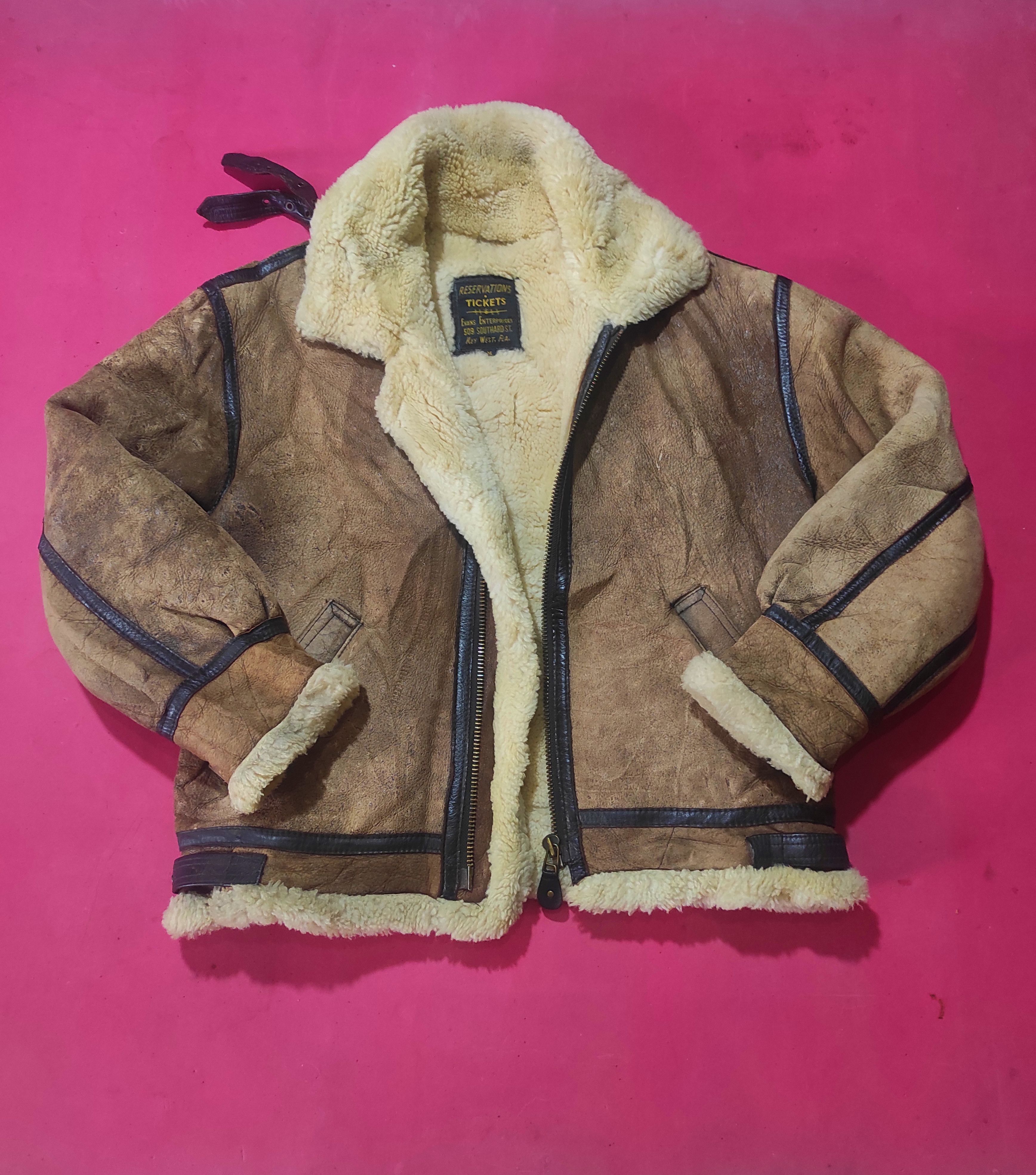 Leather Jacket B 3 Genuine Shearling Bomber Jacket | Grailed