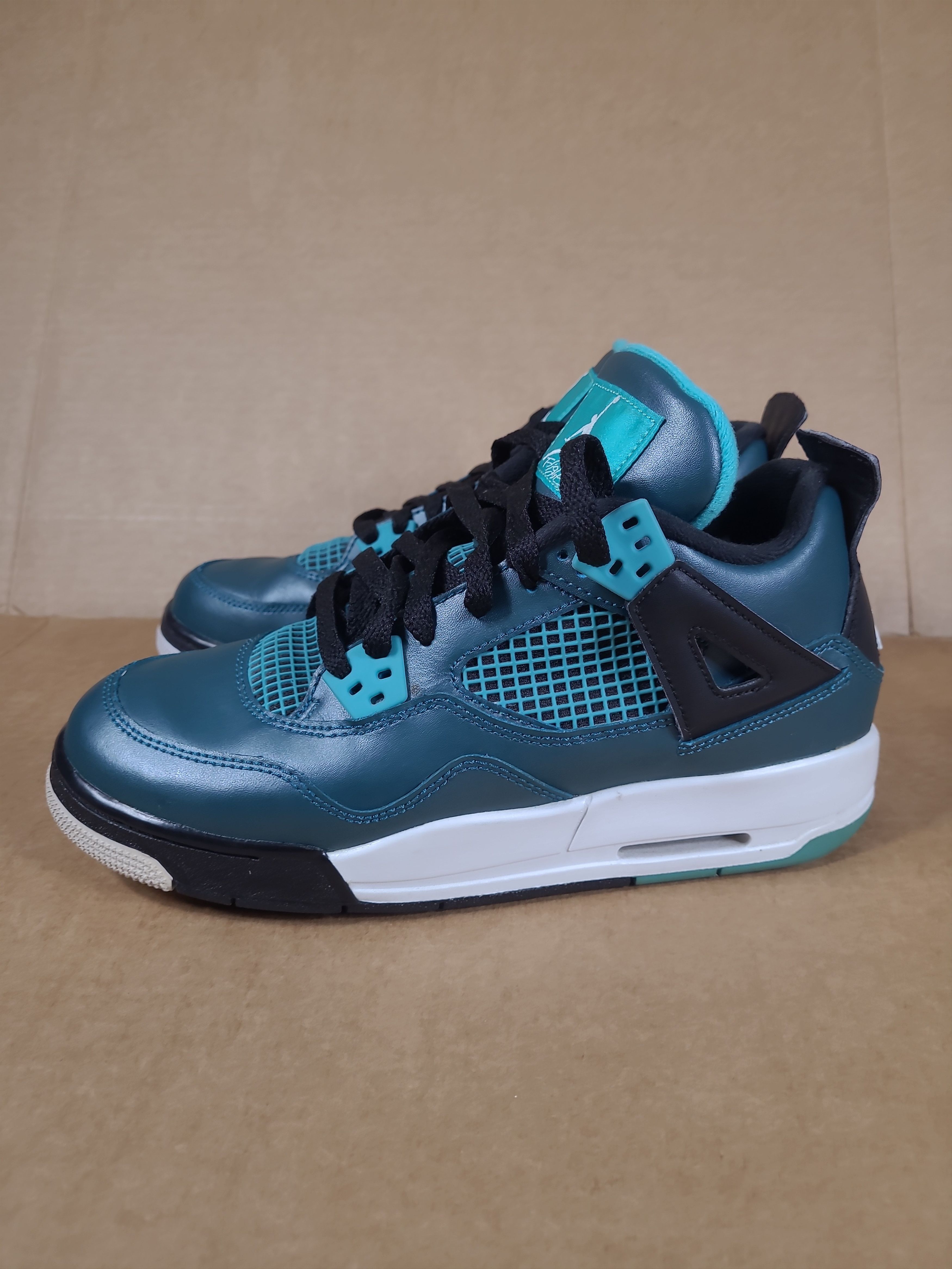 Jordan Brand Air Jordan IV 4 Retro Black Teal 30th anniversary sz 6y ...