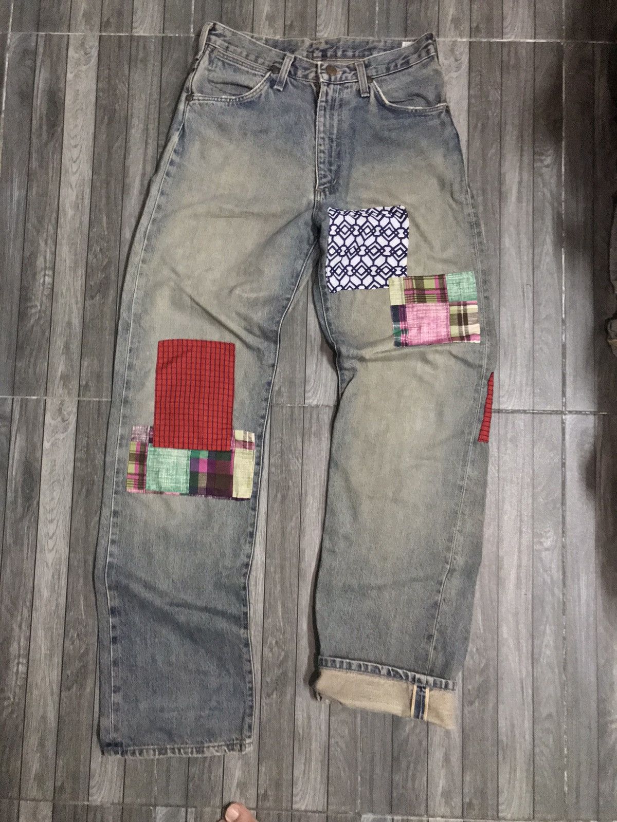 Japanese Classic Script × Vintage × Wrangler Vintage Wrangler selvedge ...