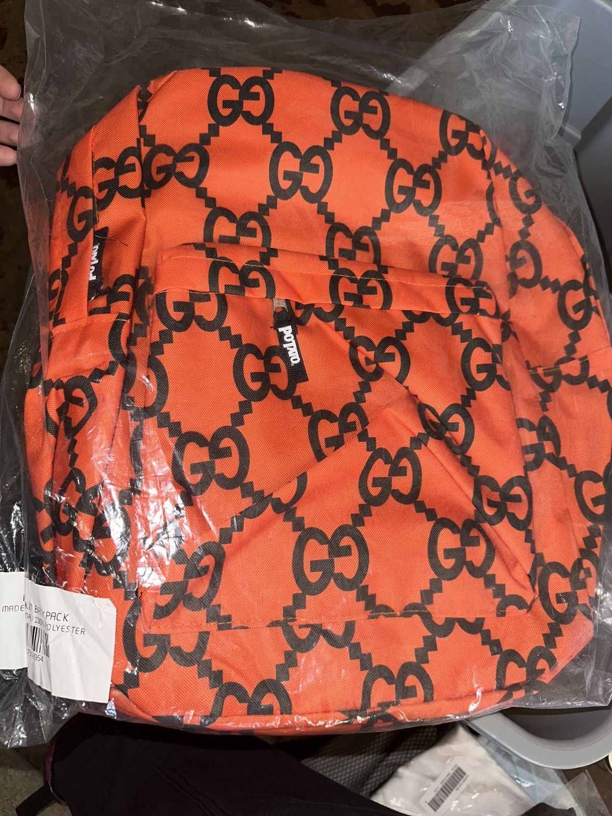 Imran Potato IMRAM POTATO GUCCI BACKPACK PUMPKIN BAG | Grailed
