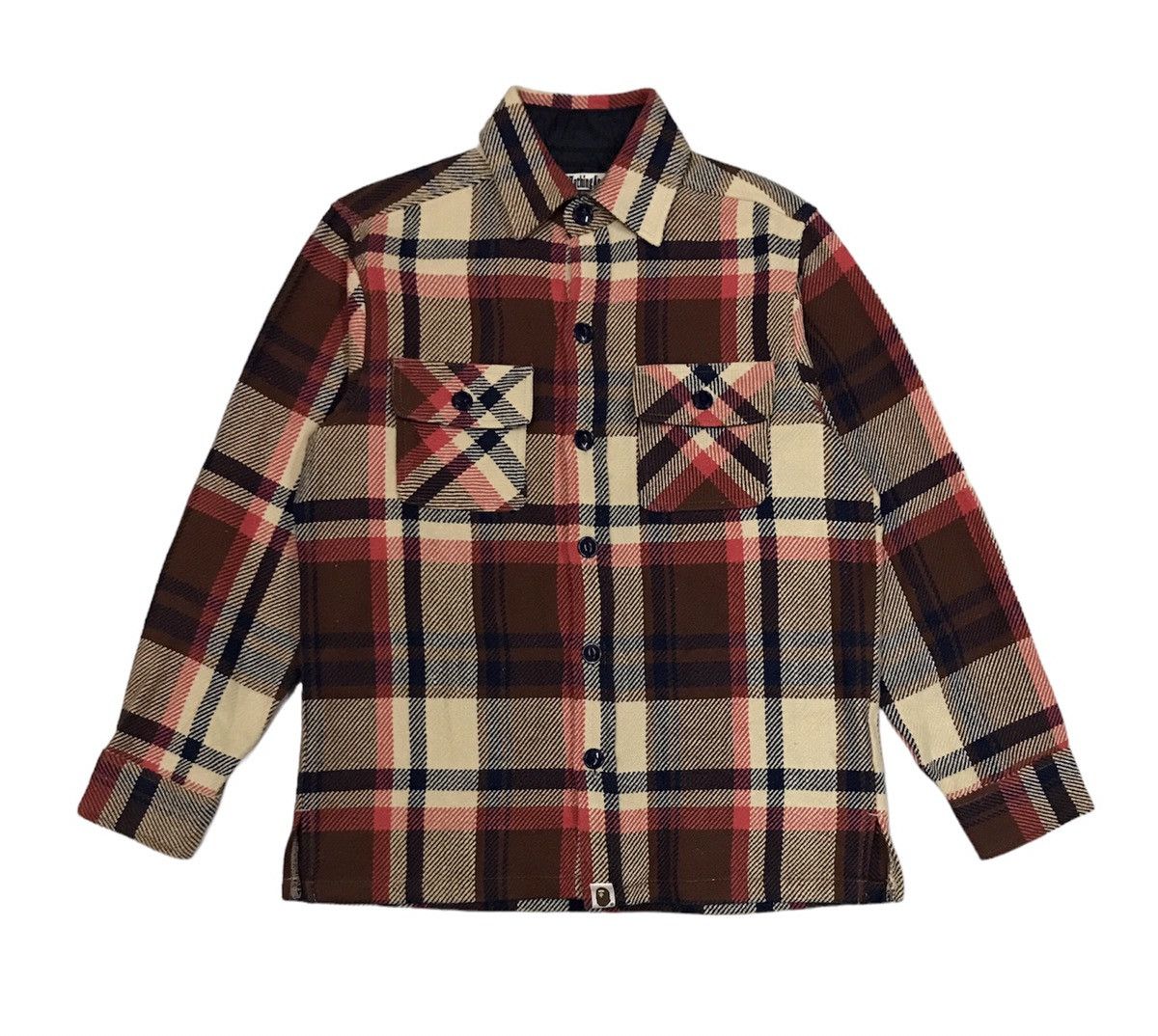 Bape Bape Check Flannel Shirt | Grailed