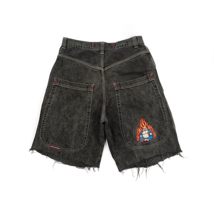 Vintage 📌vintage Jnco Jeans Denim Shorts Flaming Buddha Grailed