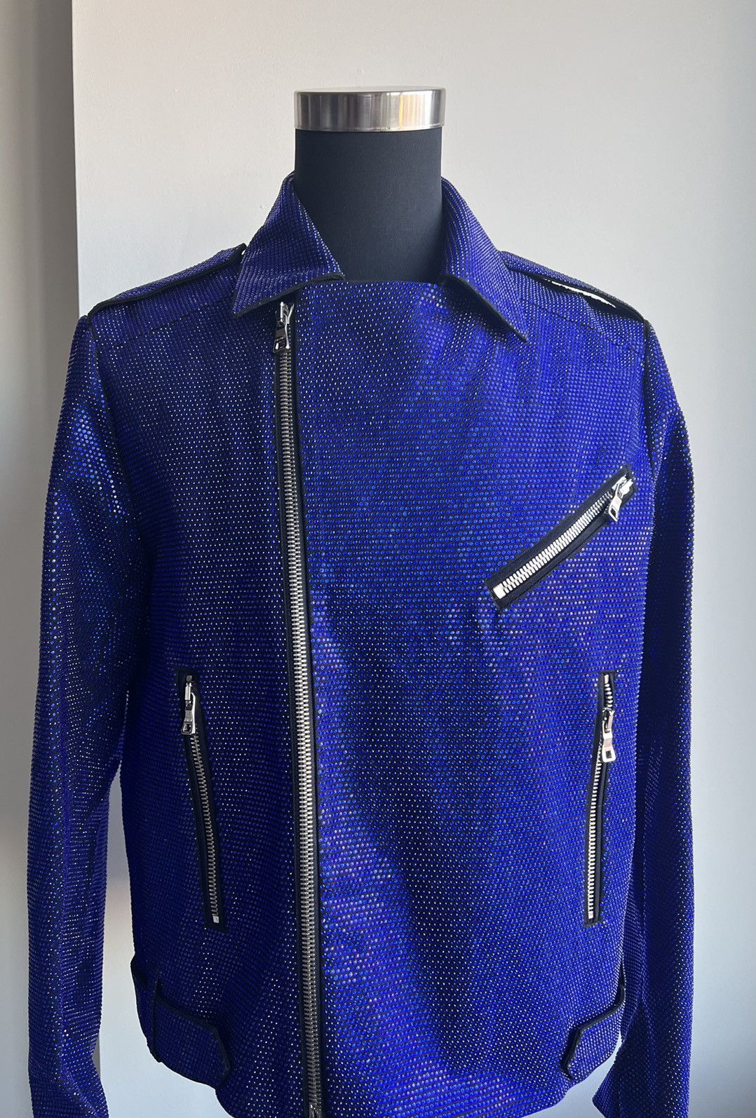 Balmain Balmain Beaded Moto Jacket | Grailed