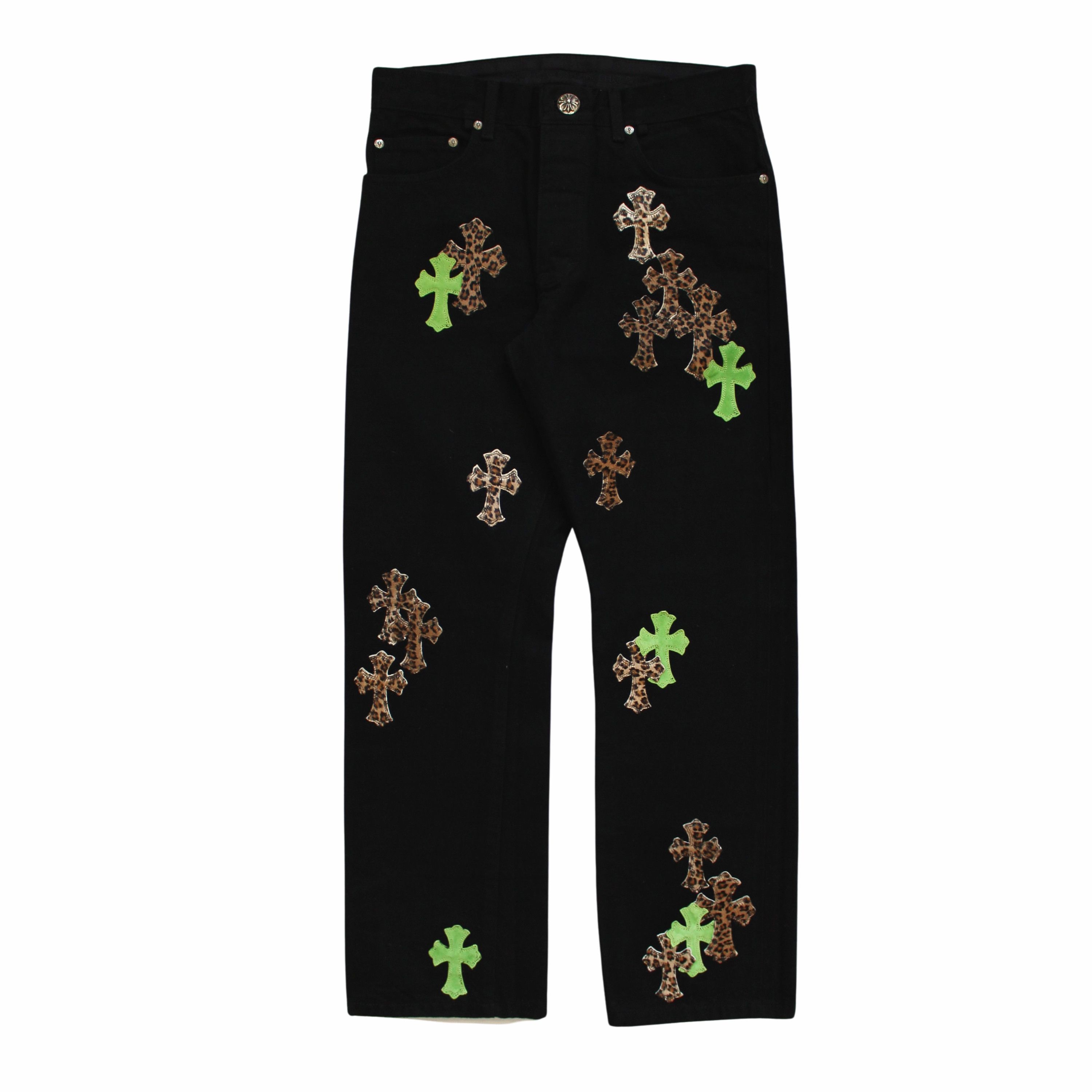 Chrome Hearts Chrome Hearts Multi Cross Patch Denim Jeans | Grailed