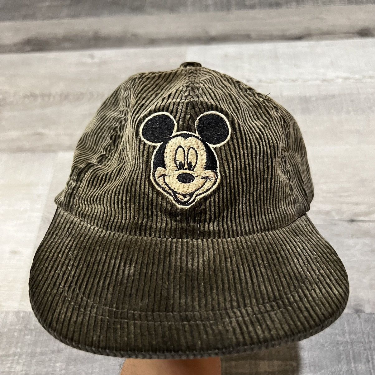 Mickey Unlimited × Vintage Vintage Mickey Inc Green Corduroy Mickey ...