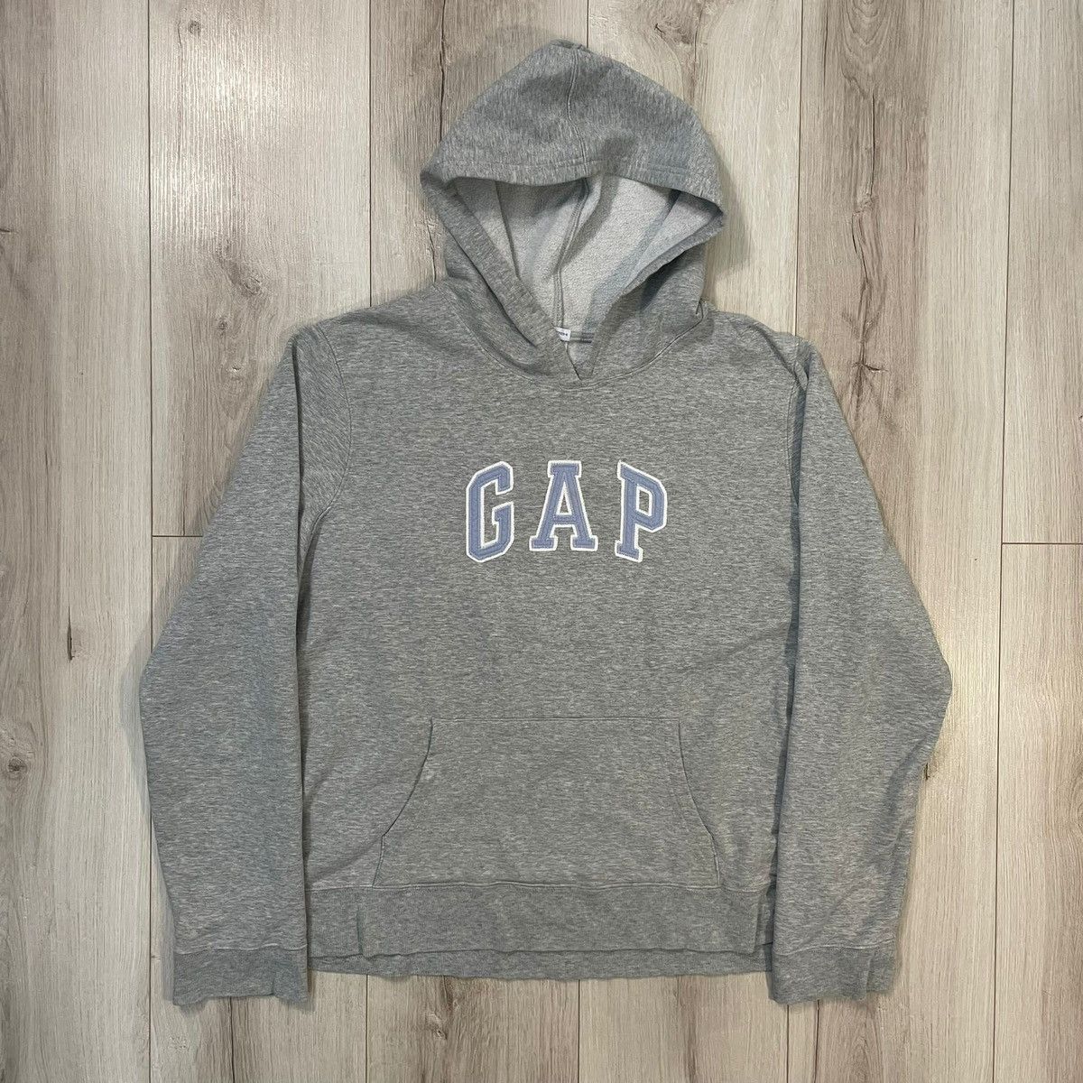 Gap Gap grey hoodie big logo | Grailed