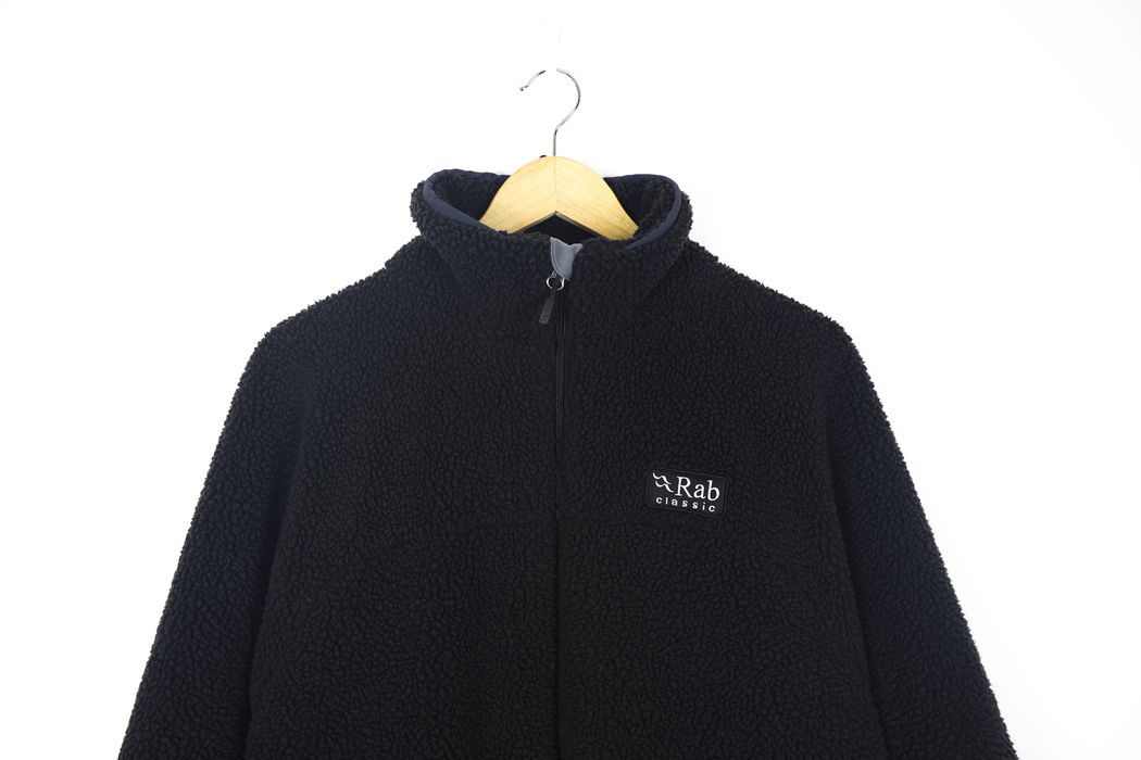 Rab Rab Classic Black Double Pile Fleece Sherpa Jacket | Grailed