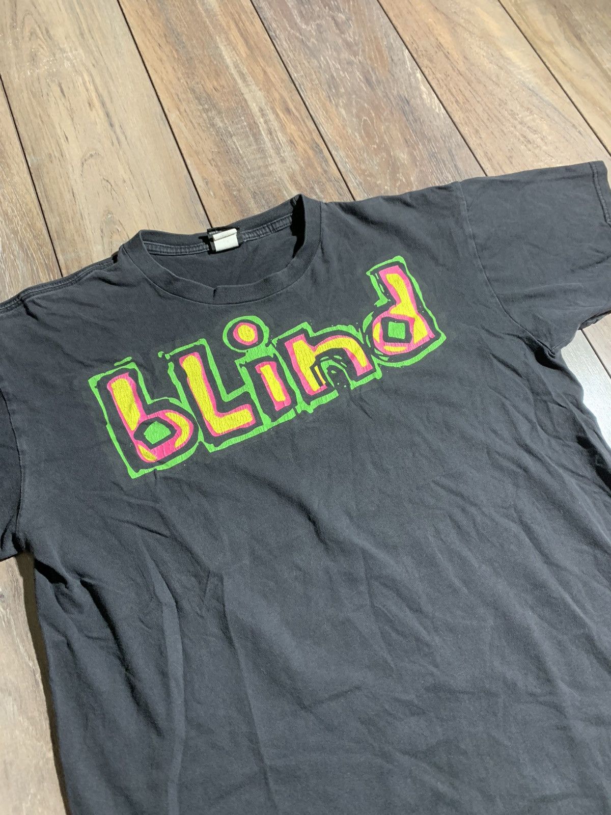 Vintage Vintage 90s blind skateboards Rasta tee | Grailed