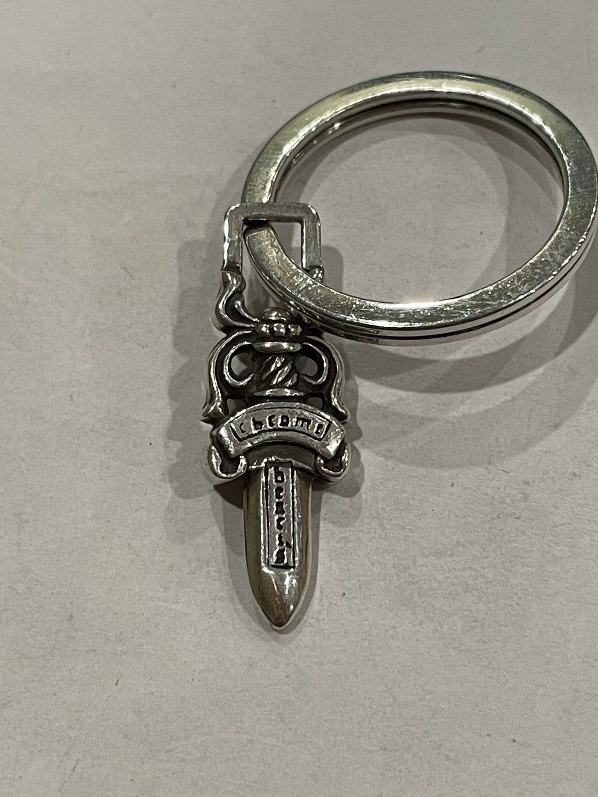 Chrome Hearts RARE Chrome Hearts Dagger Keyring Pendant Silver 925 ...