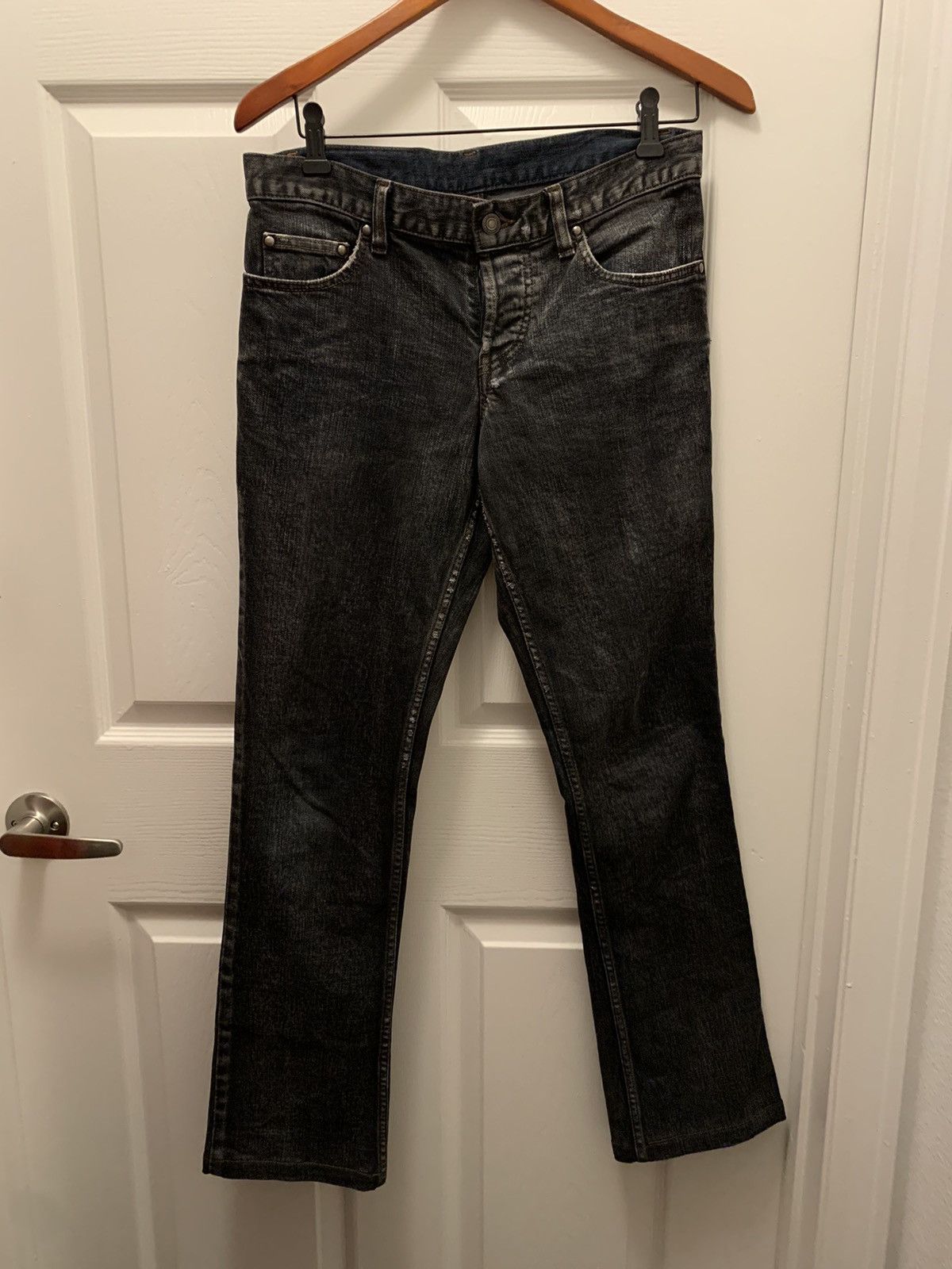 Japanese Brand × Shellac Shellac black dyed jeans | Grailed