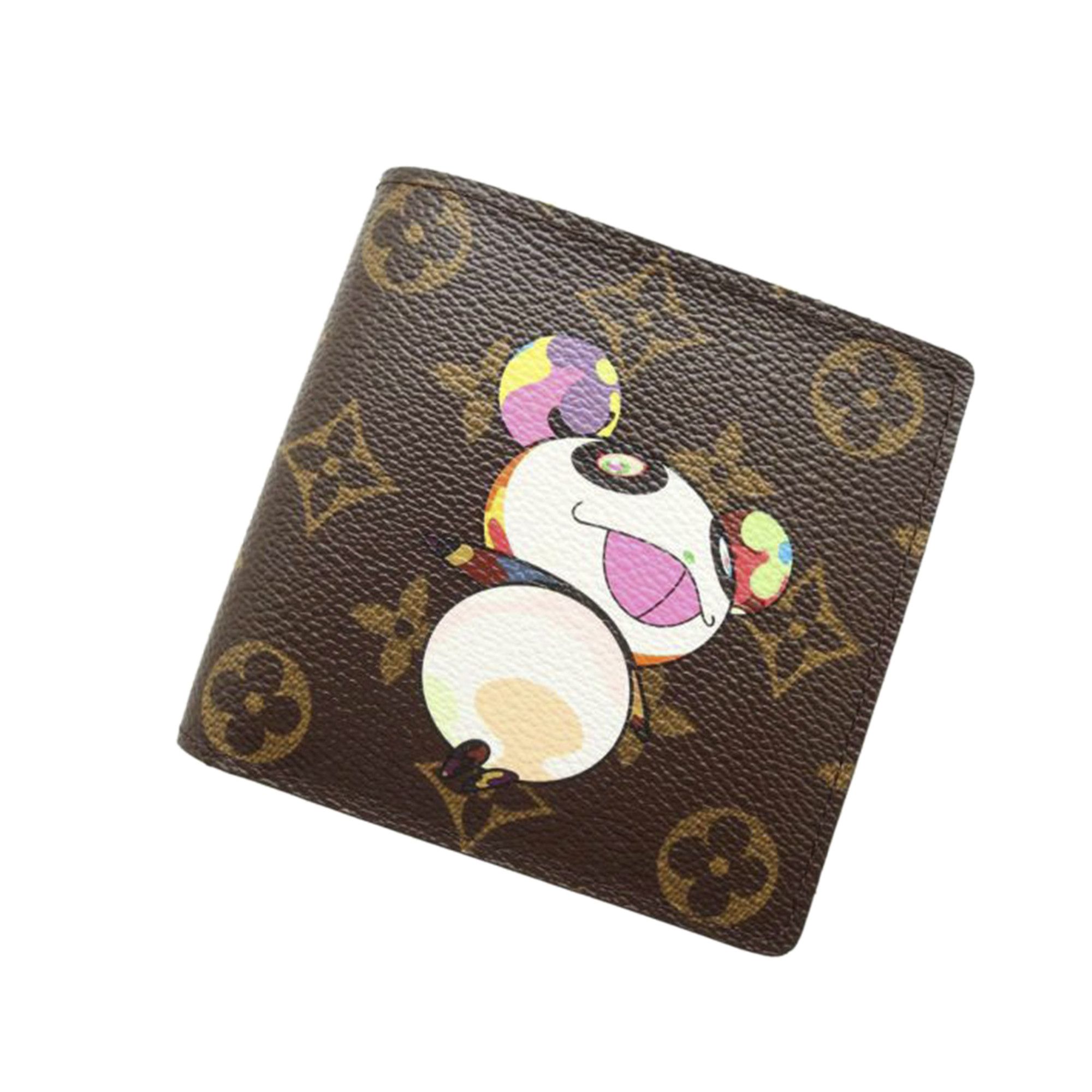Louis Vuitton Louis Vuitton x Takashi Murakami Monogram Panda Compact ...