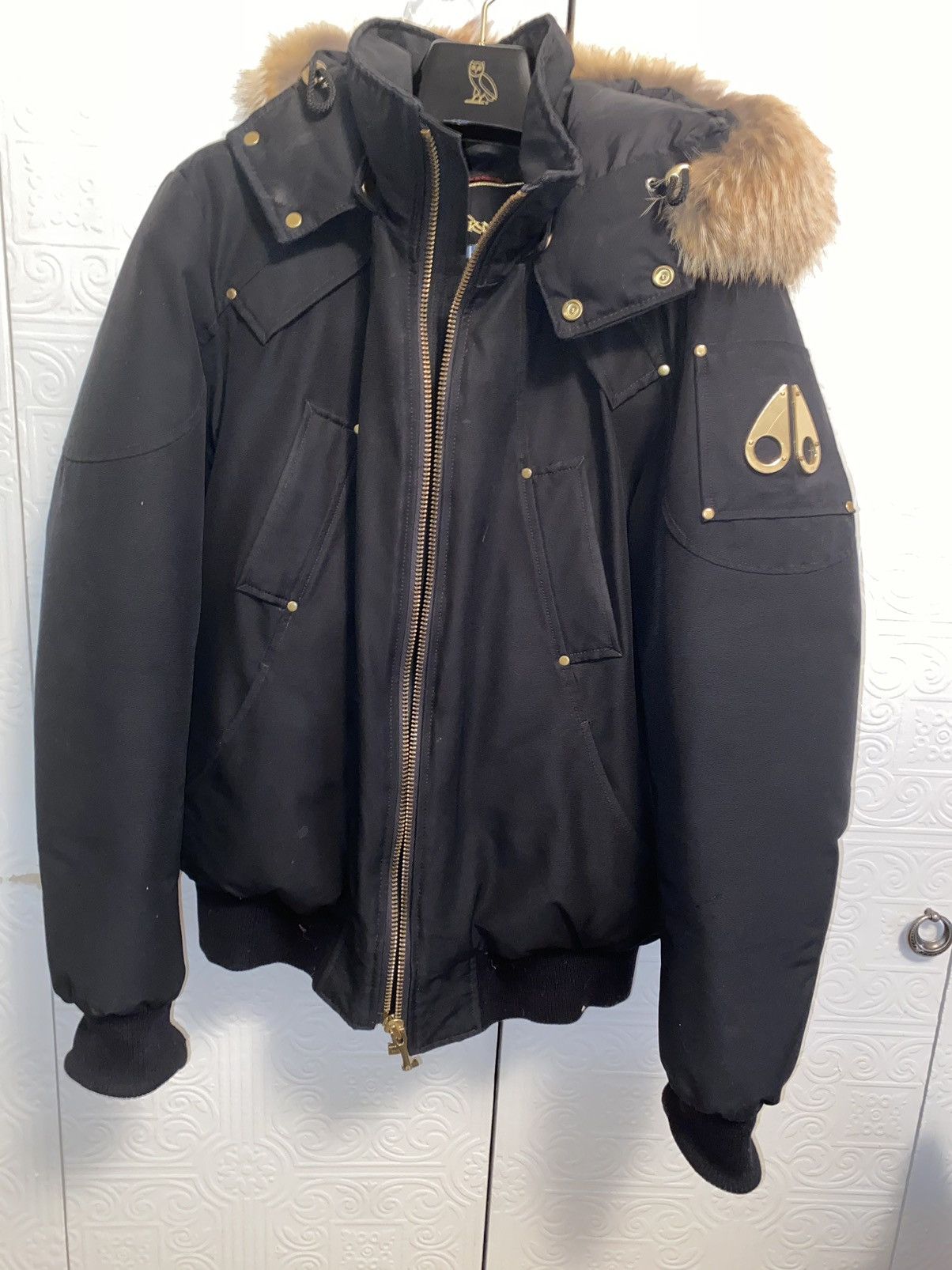 Moose Knuckles Moose Knuckles - Gold Ballistic Bomber Fur | Grailed