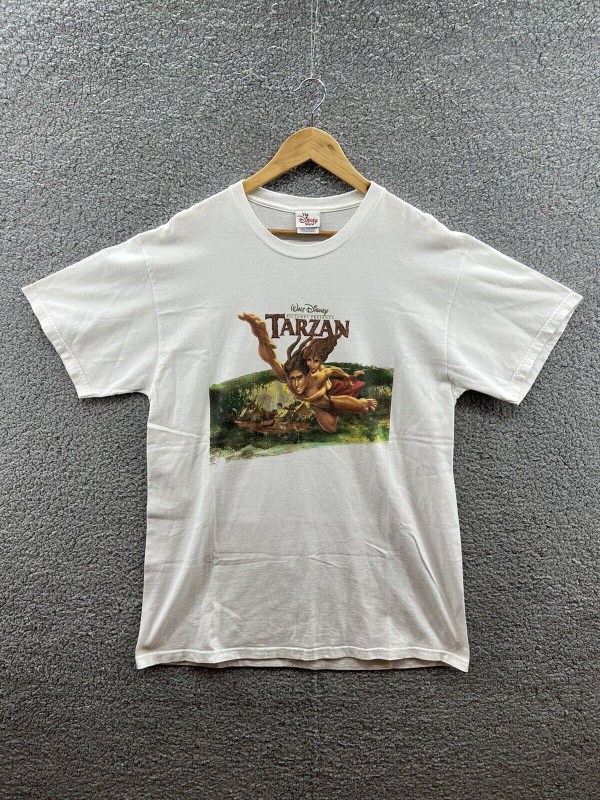 Disney The Disney Store Tarzan Movie Promo Cartoon Rare Vintage T-S ...