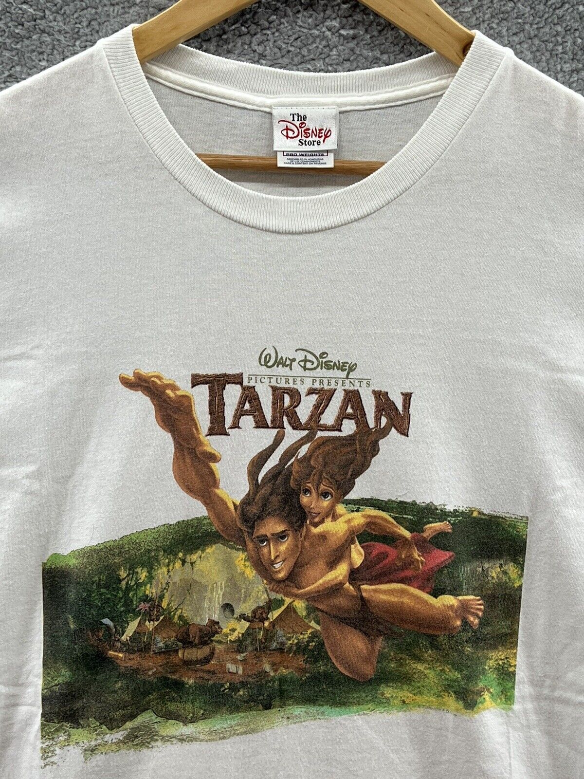 Disney The Disney Store Tarzan Movie Promo Cartoon Rare Vintage T-S ...