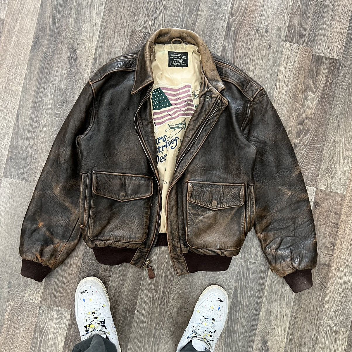 Avirex × Avirex Varsity Jacket × Vintage Vintage avirex jacket type A-2 ...