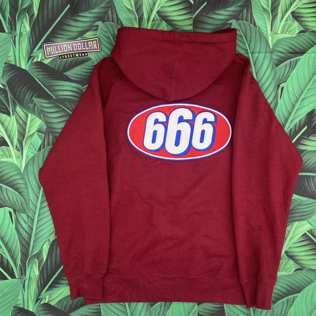Supreme 666 zip up hoodie | Grailed