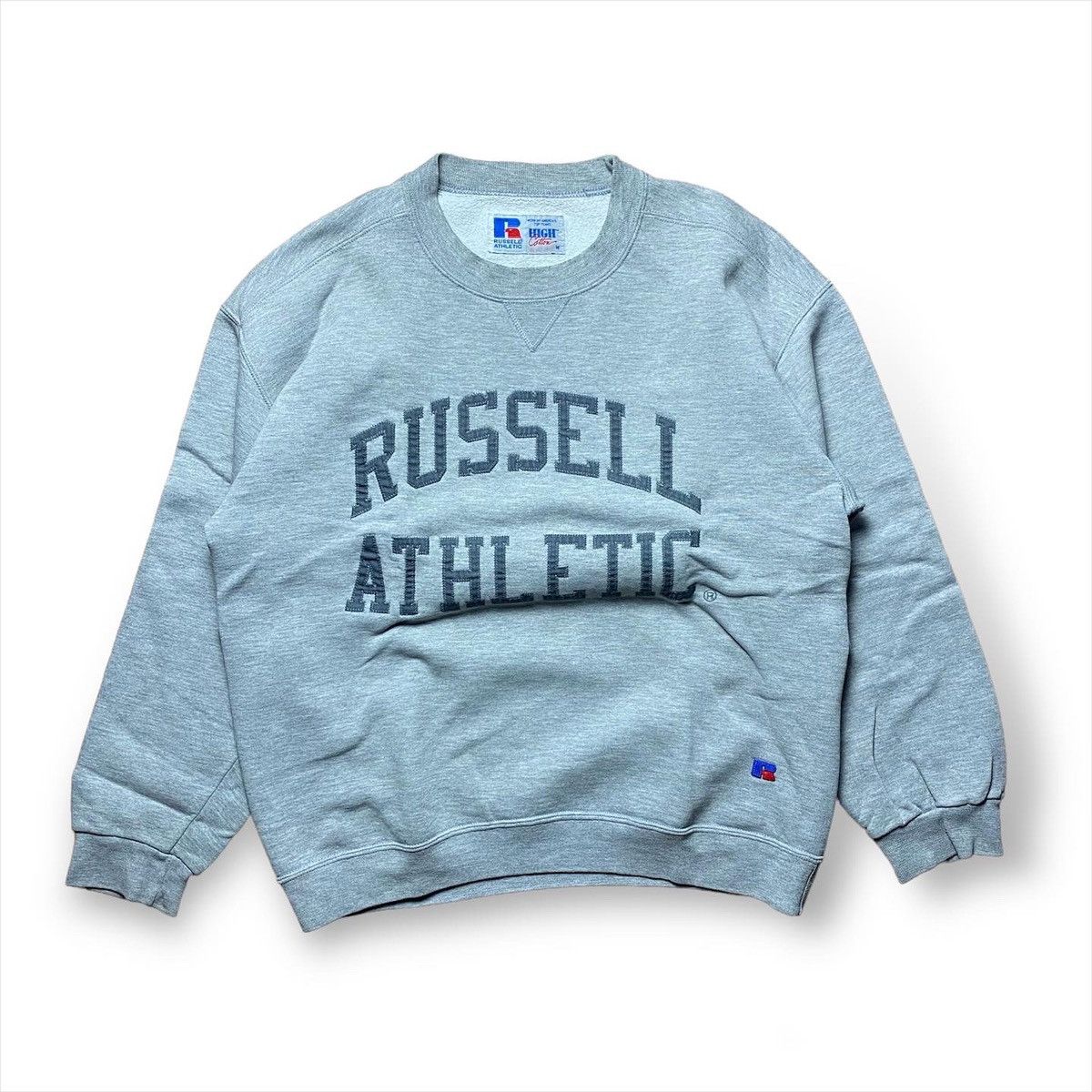 Russell Athletic Vintage Russel Athletic crewneck big logo | Grailed