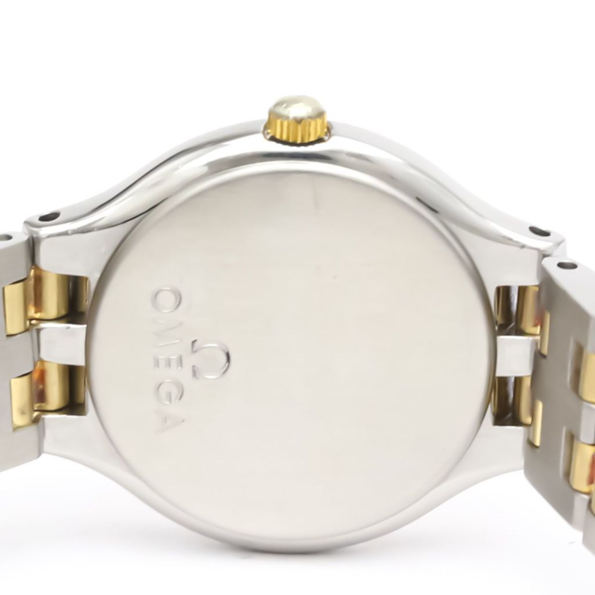 Omega Polished OMEGA De Ville Symbol K18 Gold Stainless Steel Ladies Watch BF551849 | Grailed